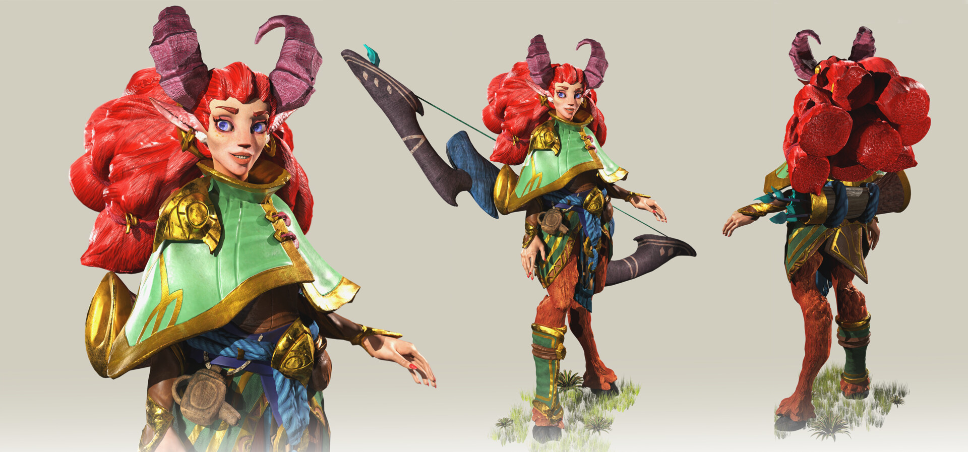 ArtStation - Satyr Archer