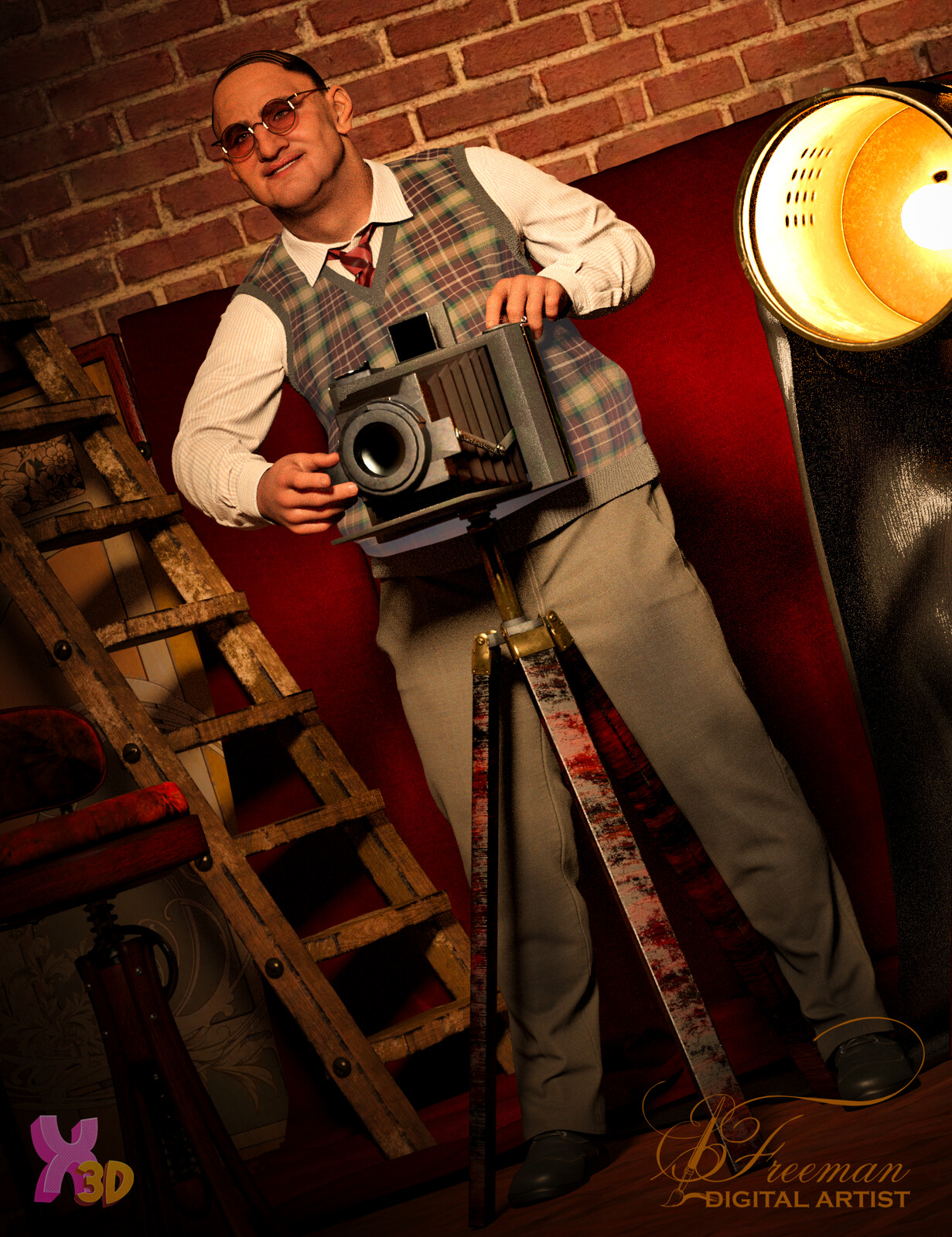 Xtreme3D Studio - ND Vintage Studio by Ensary and Nathy Design