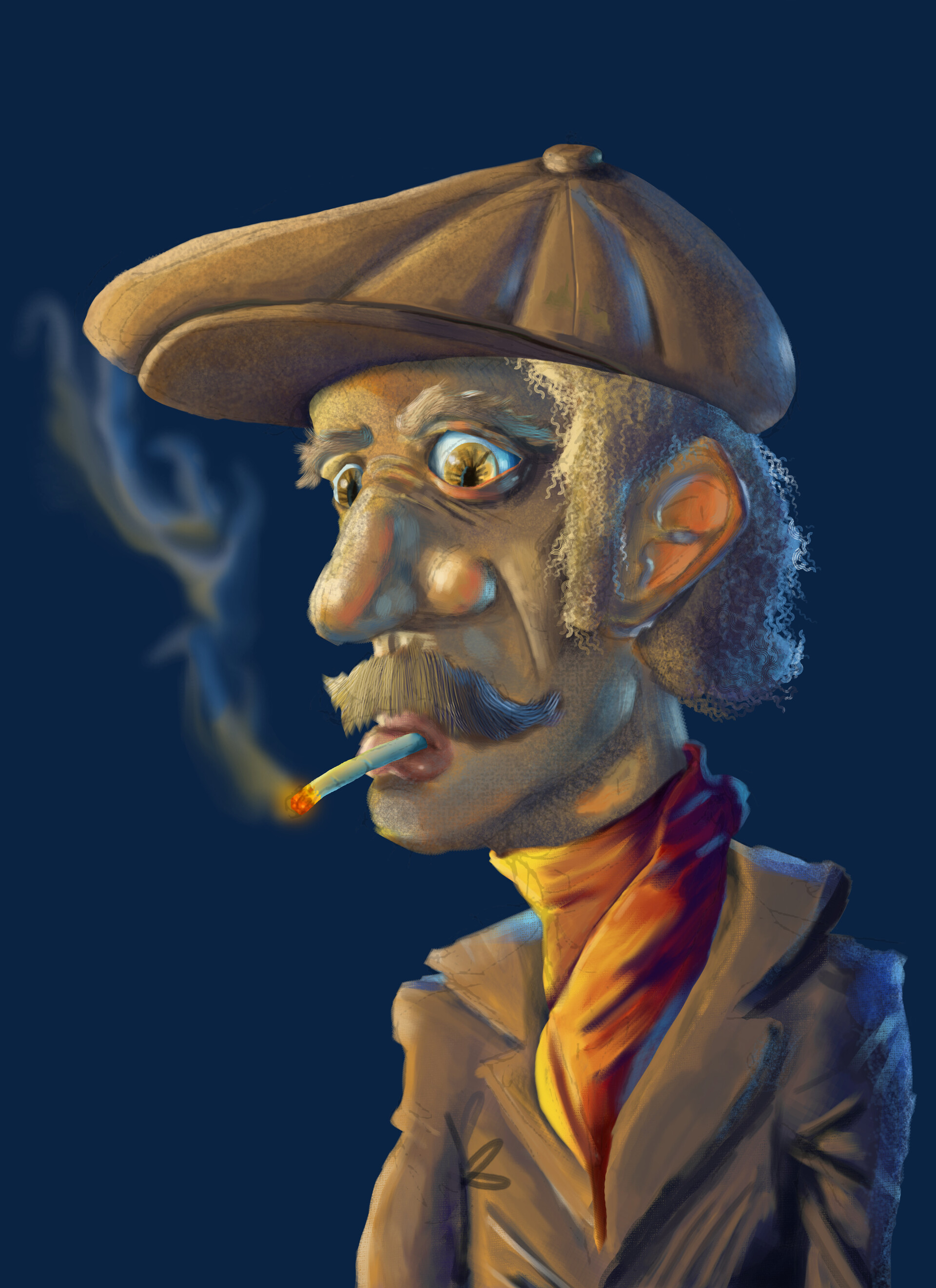 ArtStation - Gangster cartoon style