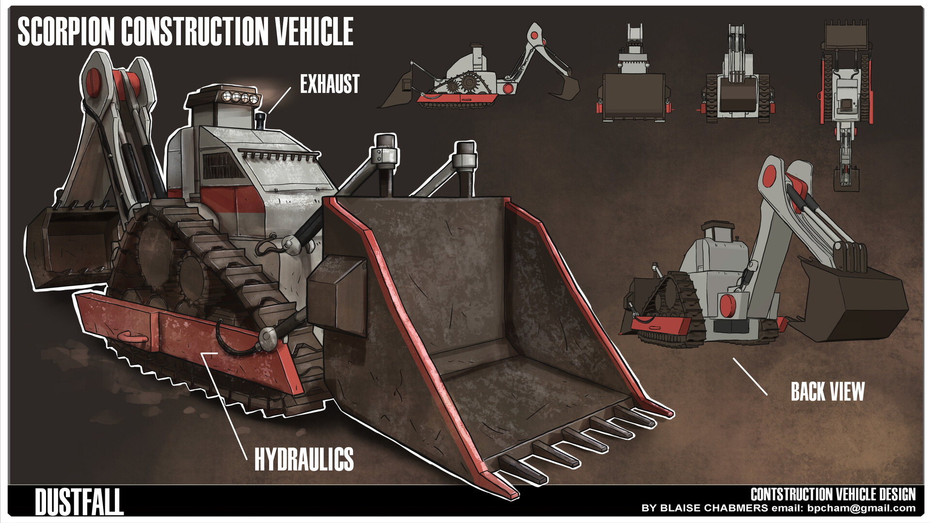 ArtStation - Mining Construction Vehicle Design