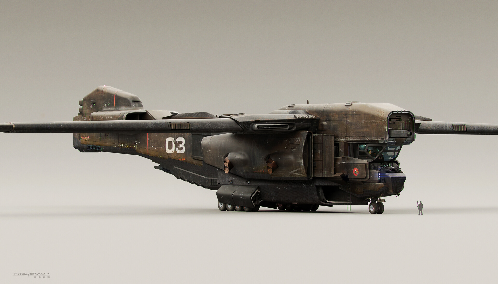 Lee Fitzgerald - OB-5A "Banshee" Bomber - Alien Day 2023