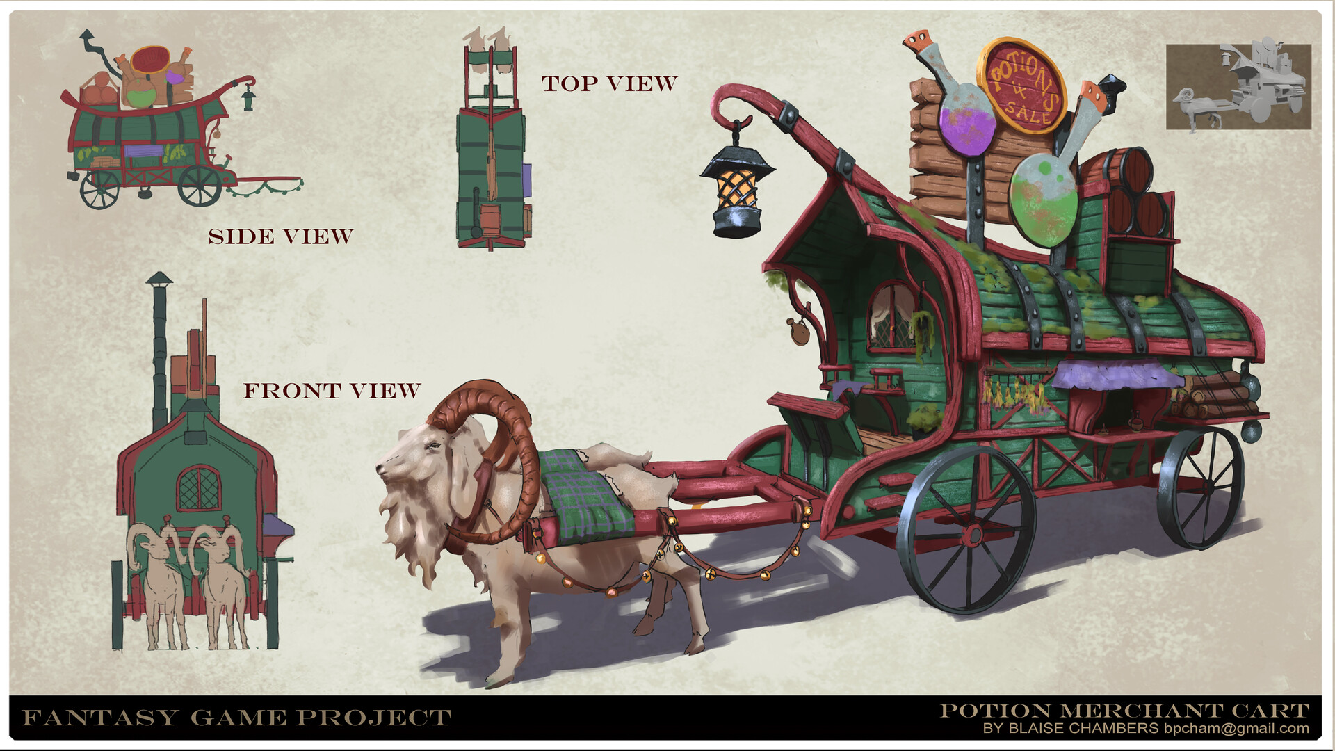 ArtStation - Potion Vehicle Exterior