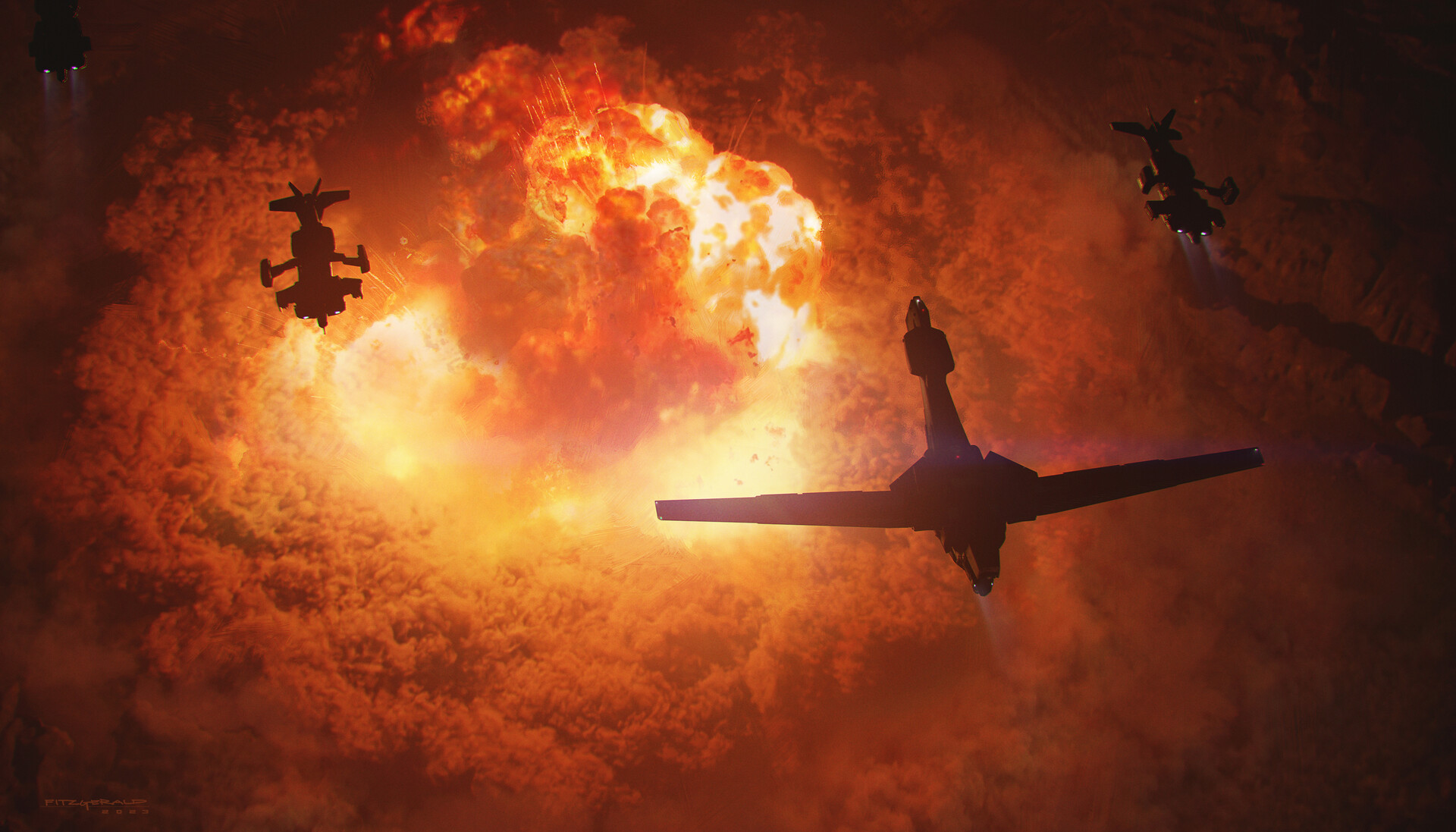 Lee Fitzgerald - OB-5A "Banshee" Bomber - Alien Day 2023