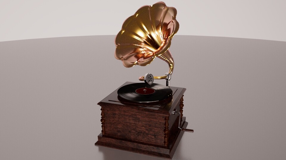 ArtStation - Gramophone Model