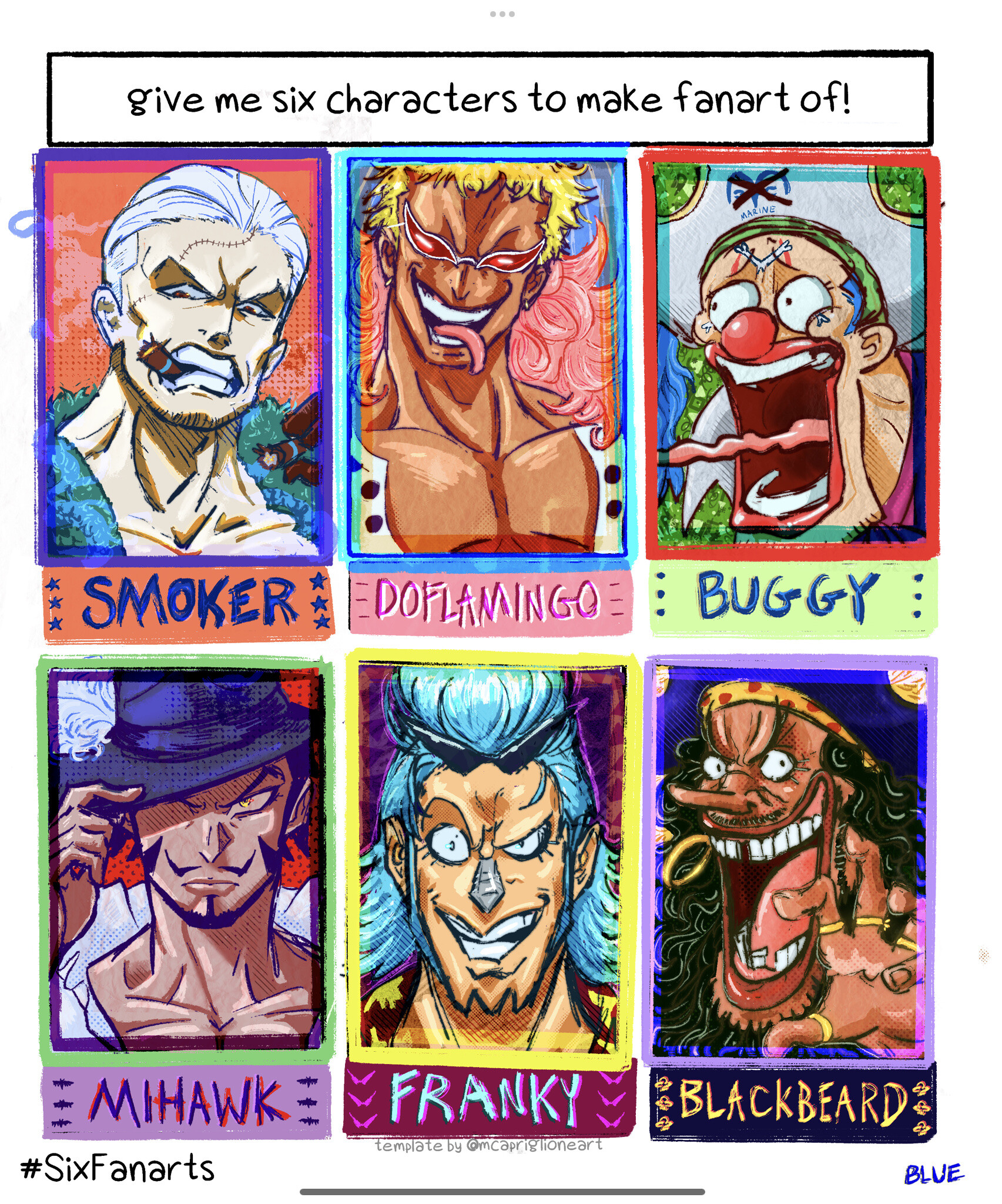 ArtStation - One Piece - Six Fanarts
