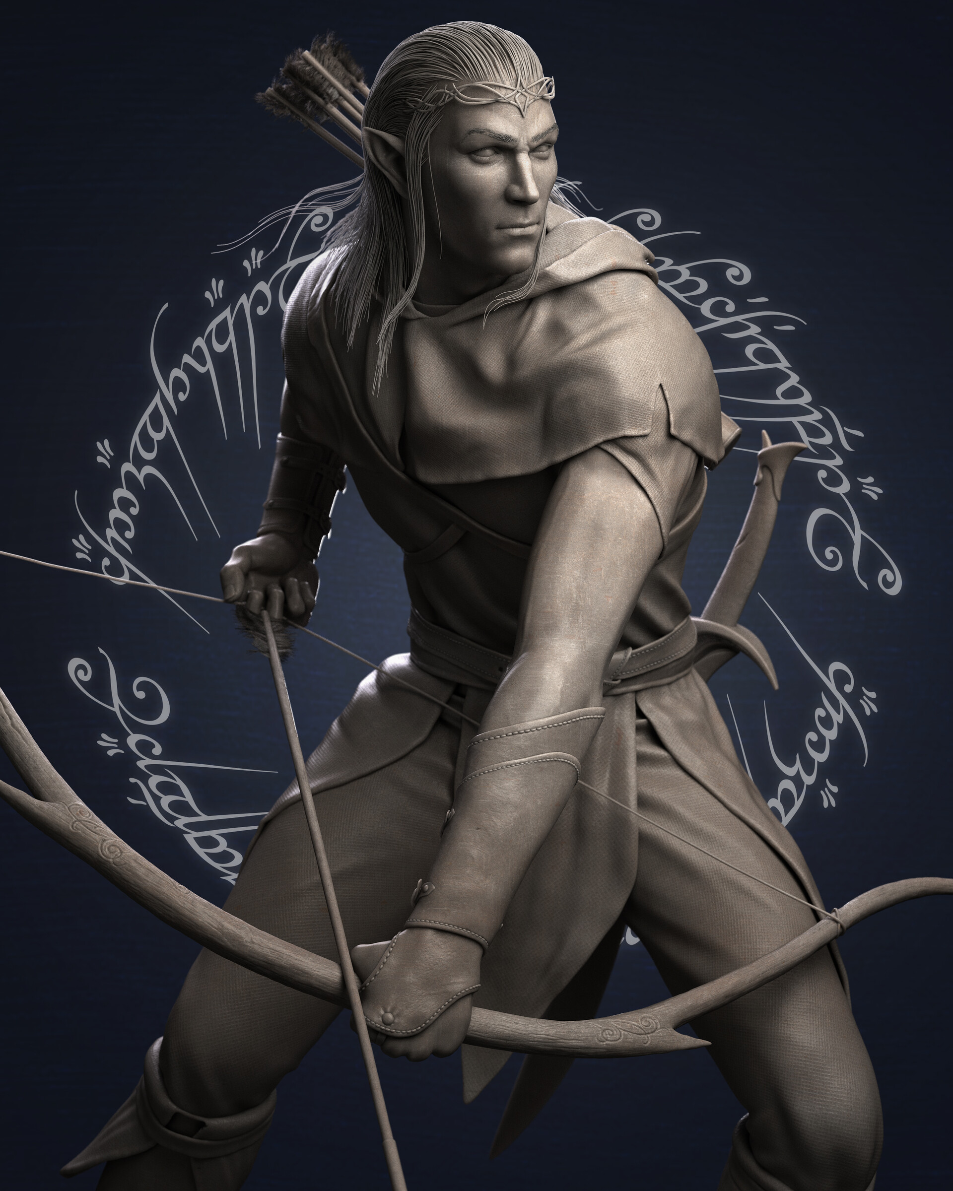 ArtStation - Woodland Elf (Sculpt)