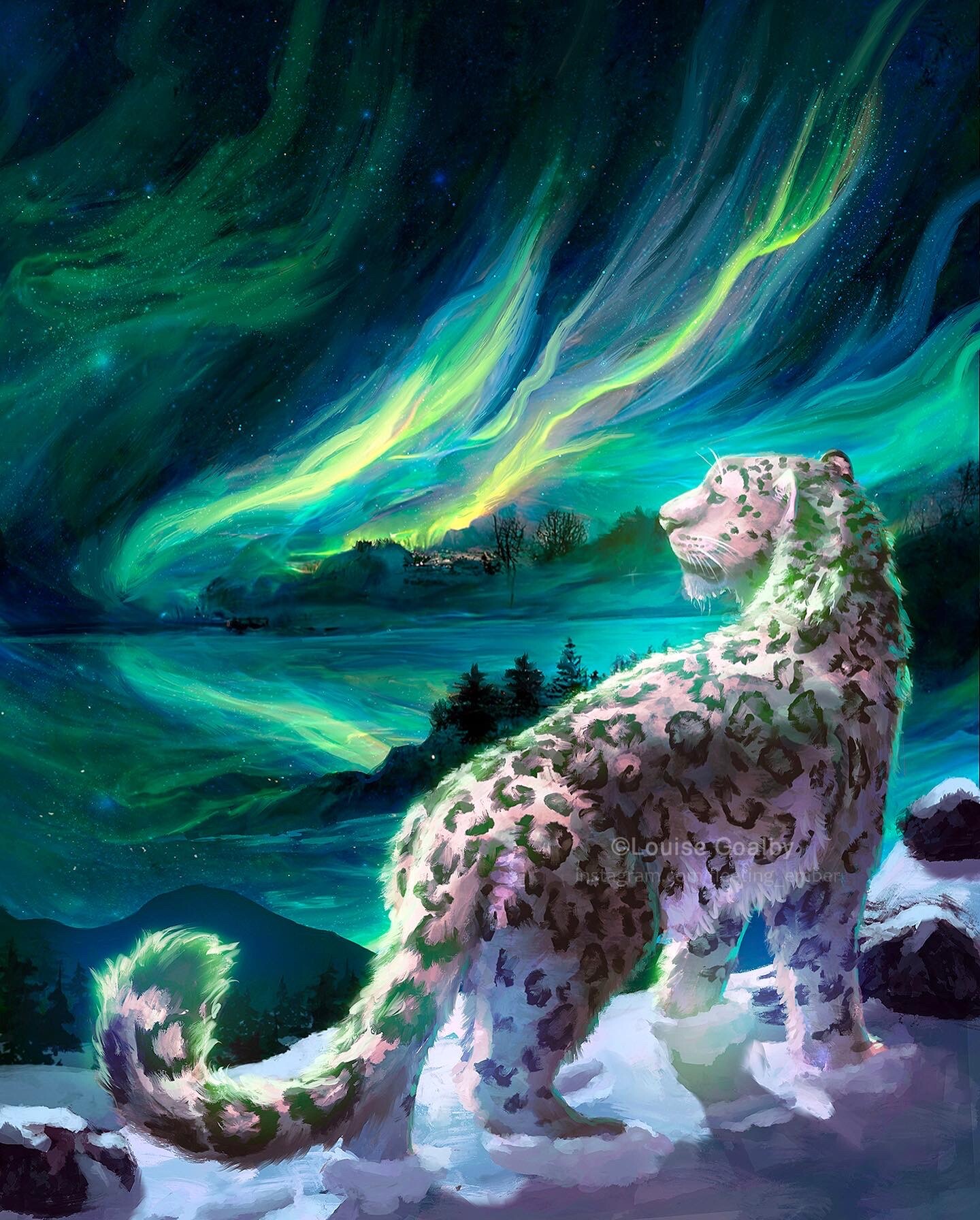 ArtStation - Snow Leopard