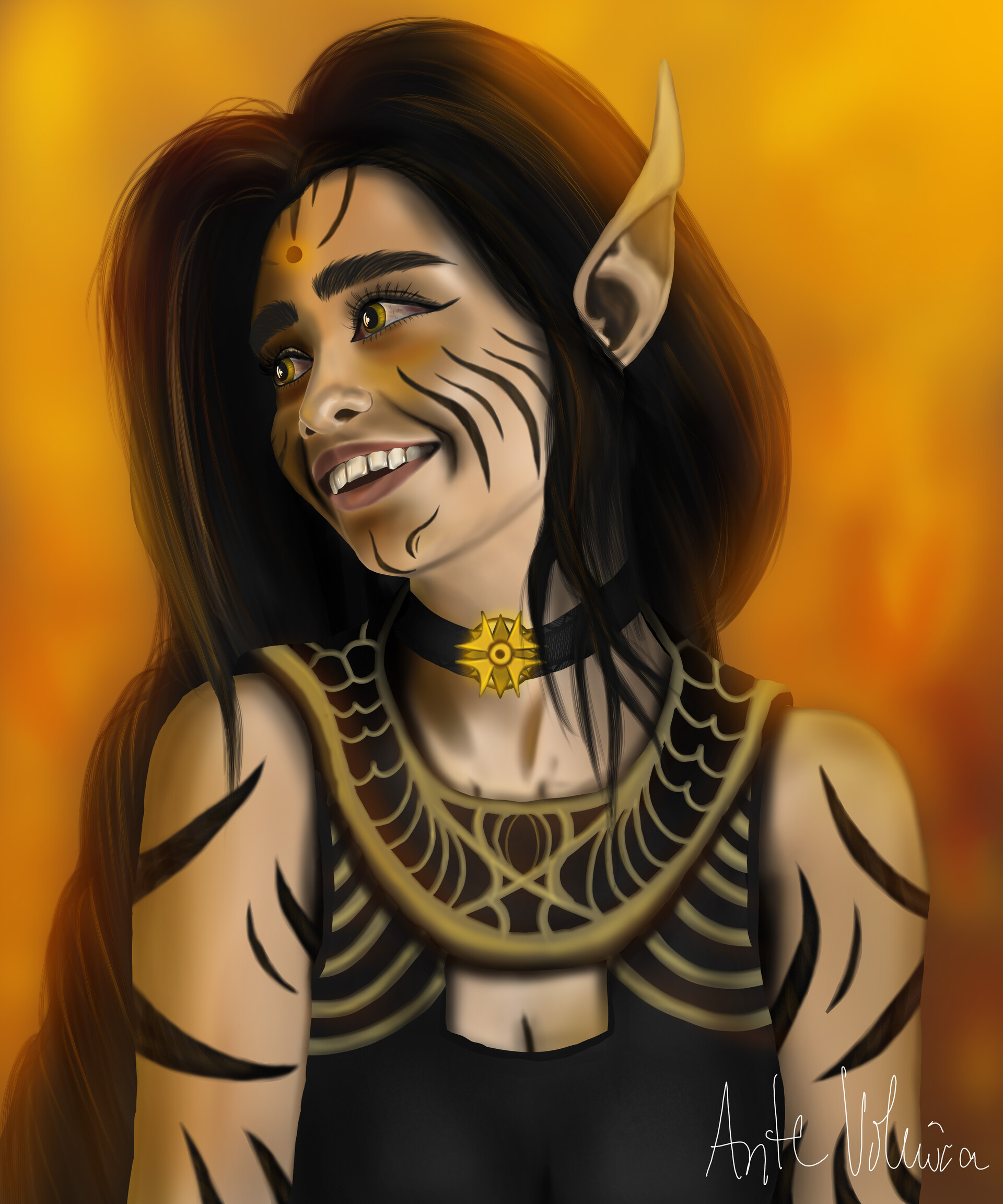 ArtStation - Alina Smiling