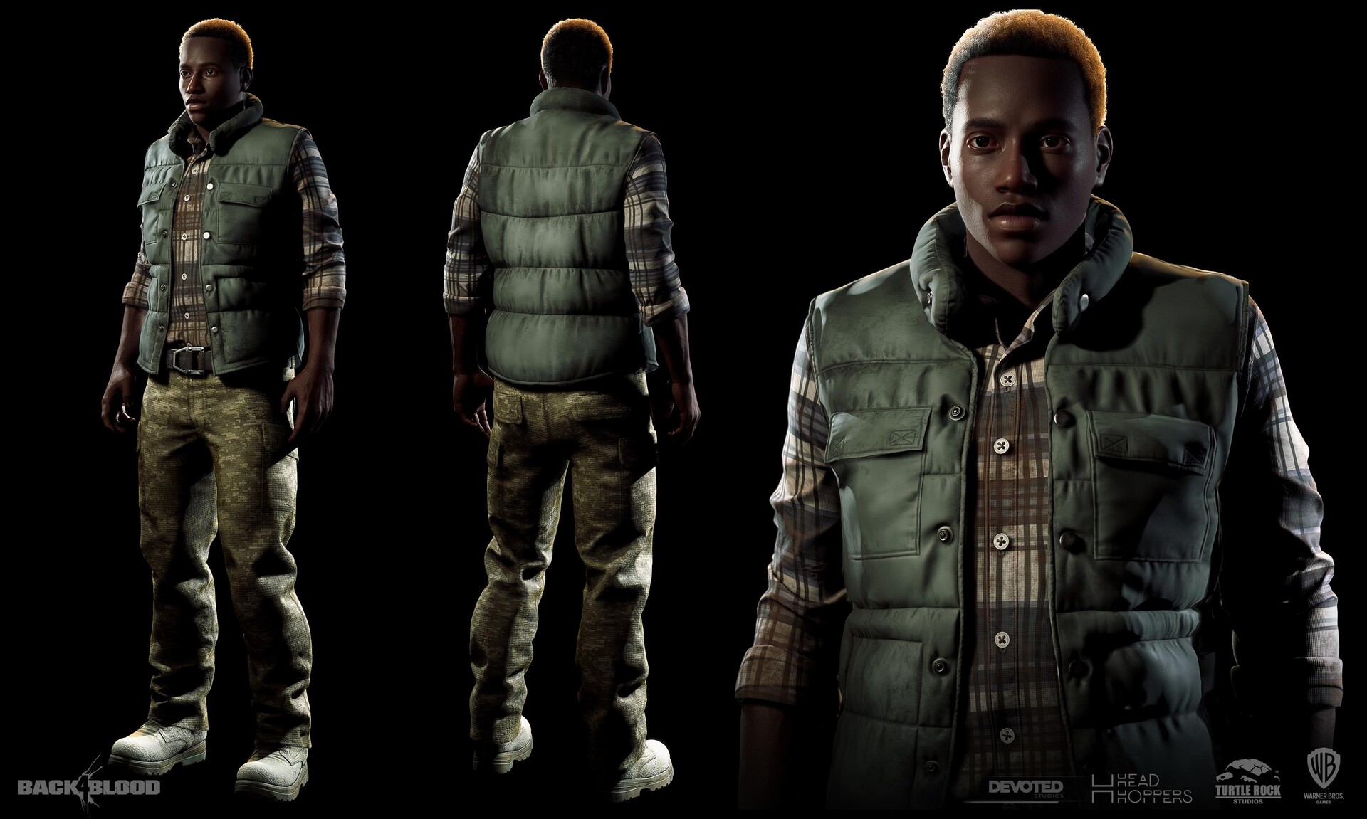 Head Hoppers Studios - Back 4 Blood - African NPCs