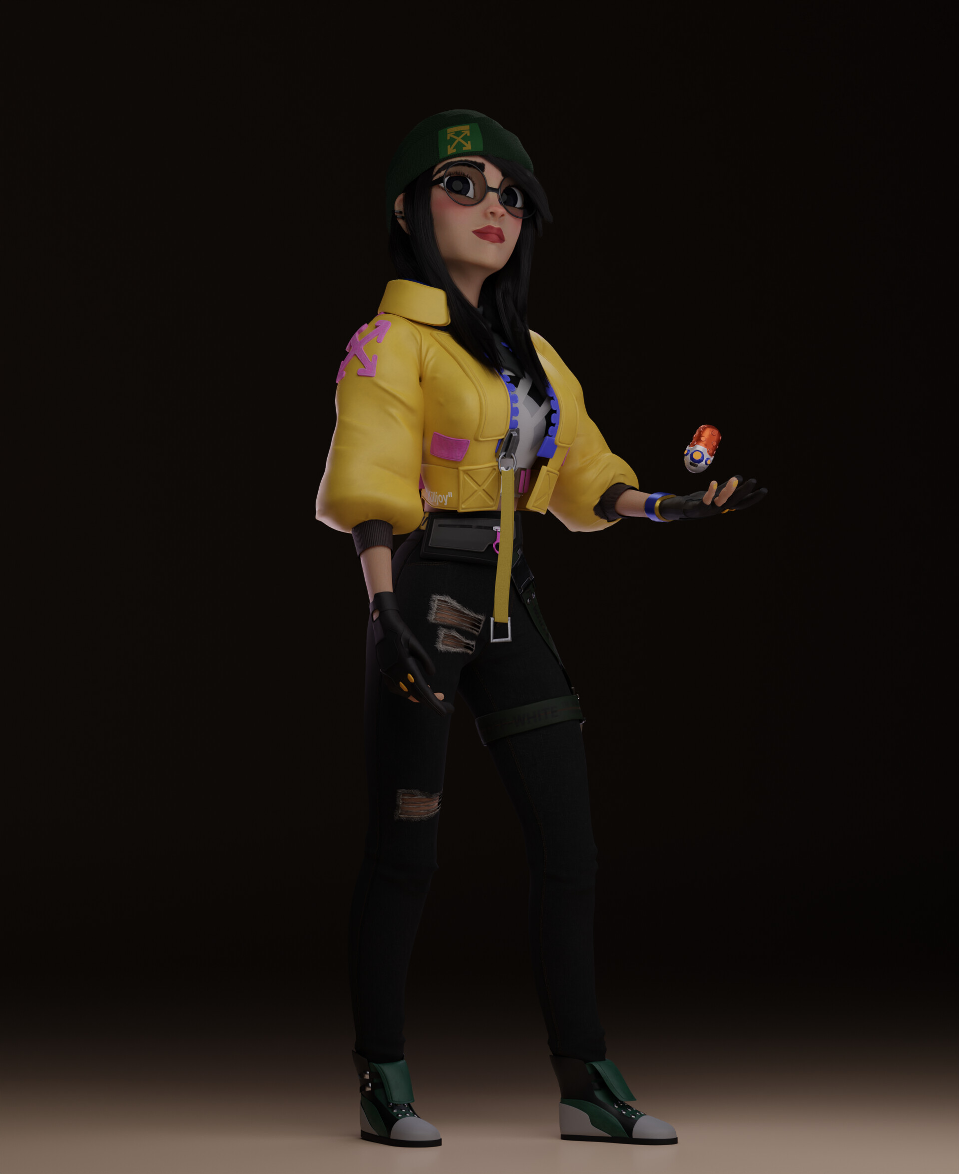 ArtStation - Off-White x Valorant: Killjoy