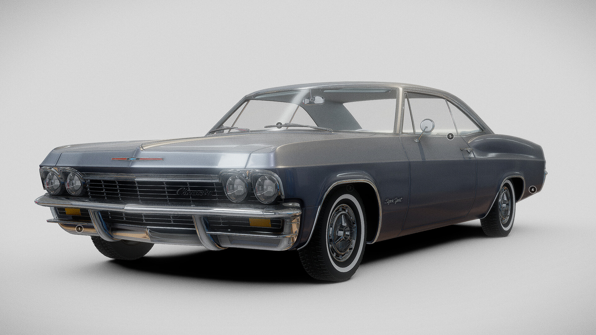 ArtStation - Impala 1965 ss by Antonio. S