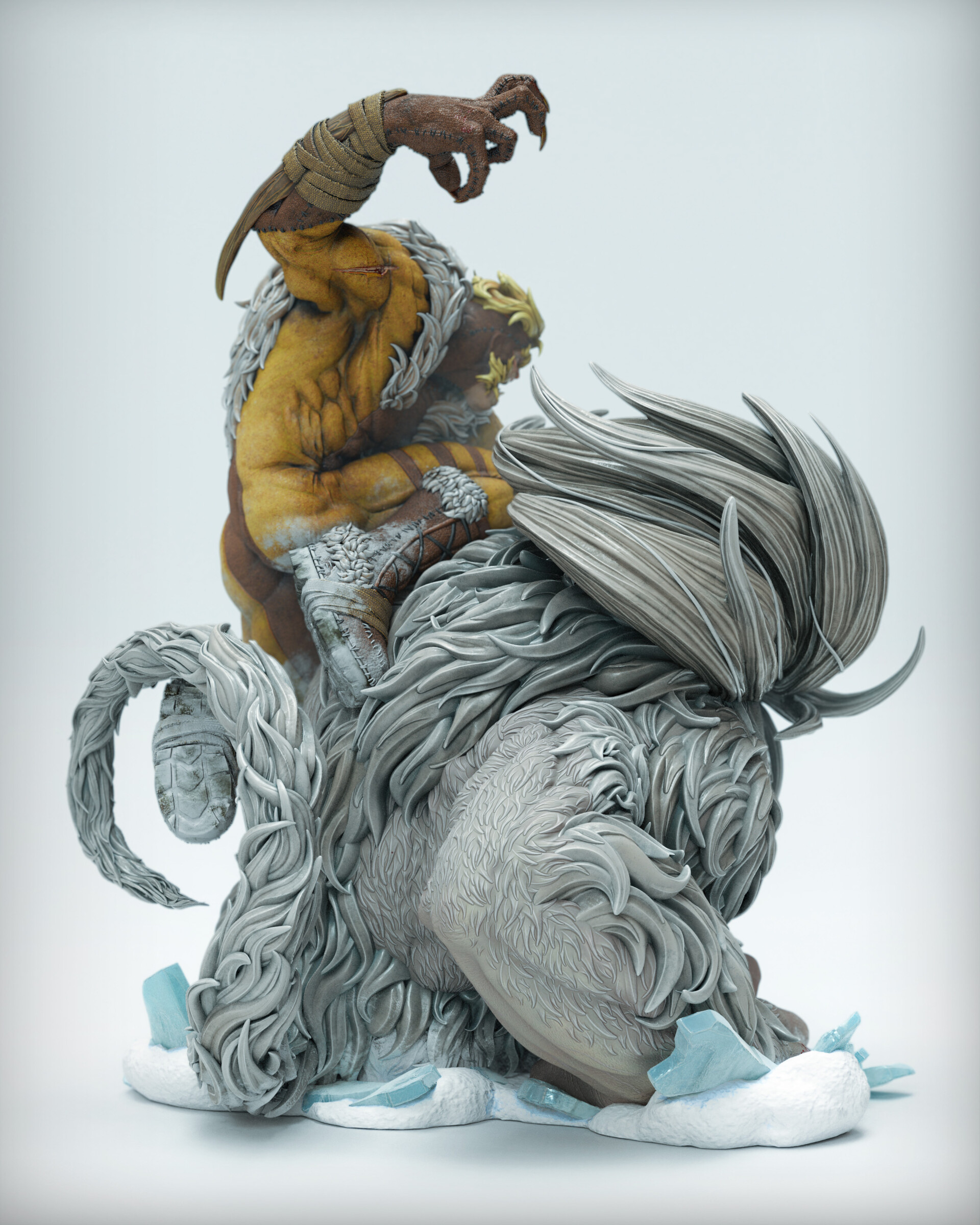 Polyhand Studio - Sabretooth vs Wendigo