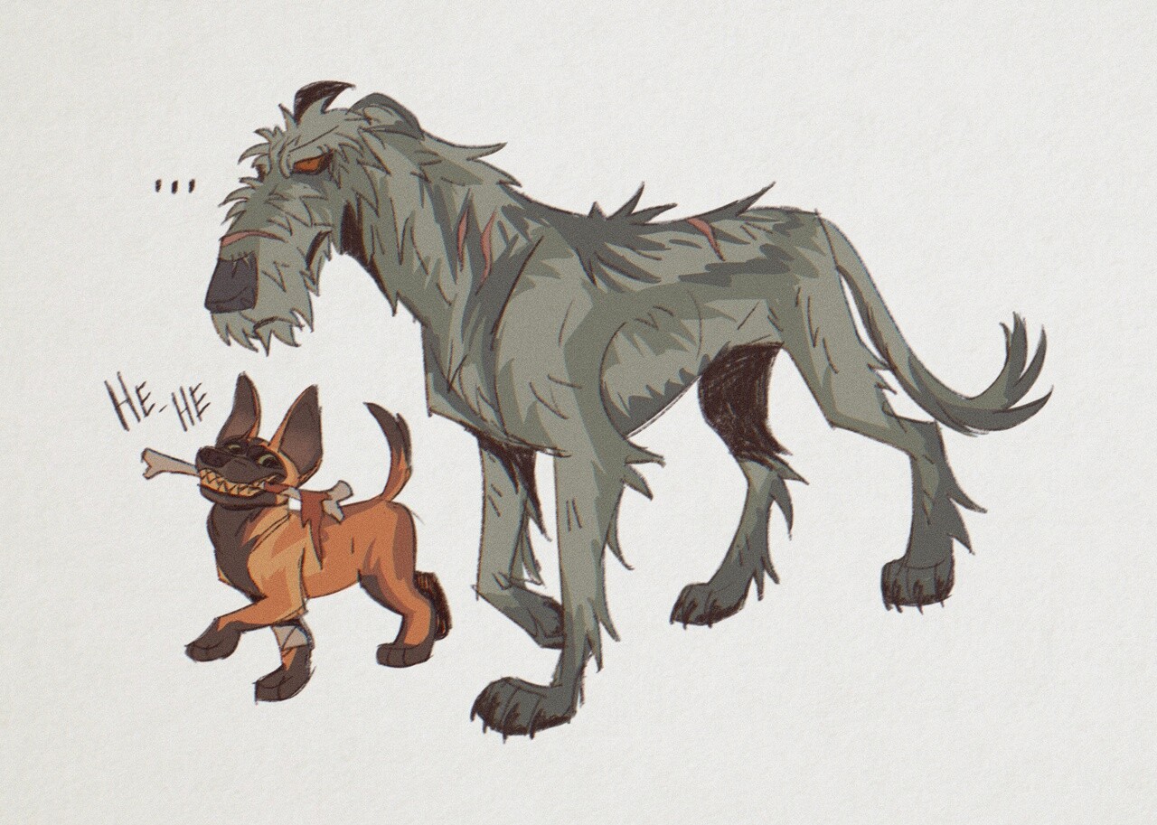 ArtStation - TLOU as dogs