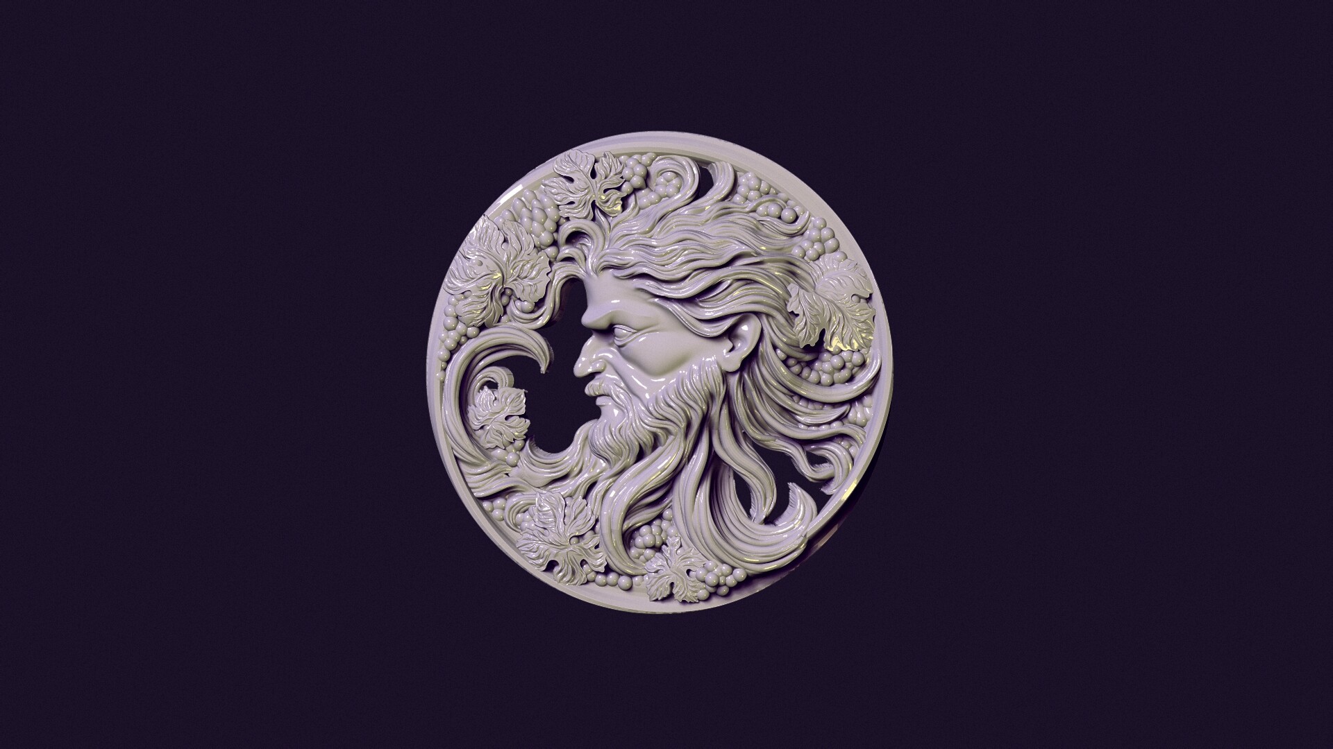 Victoria Kabanova - Printable model Bacchus. God of winemaking. With a ...