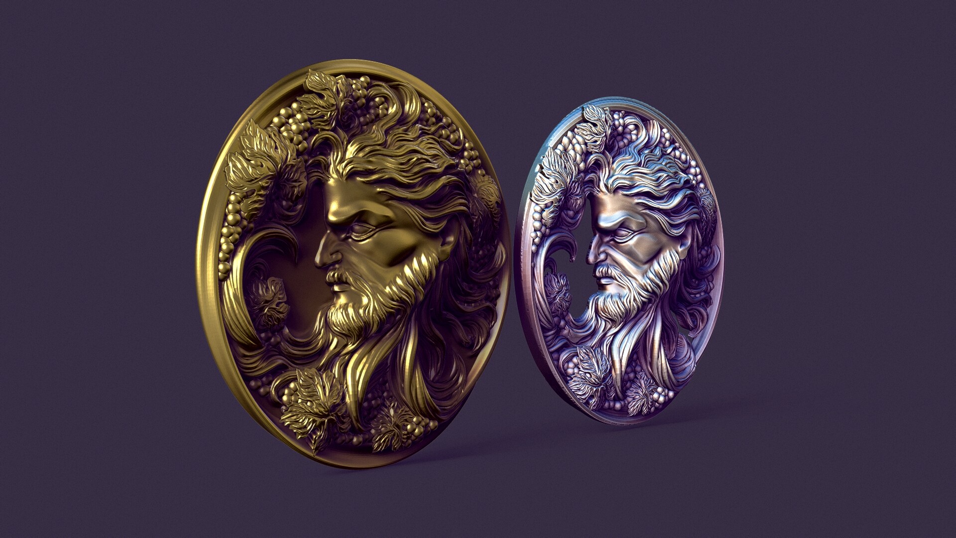 Victoria Kabanova - Printable model Bacchus. God of winemaking. With a ...