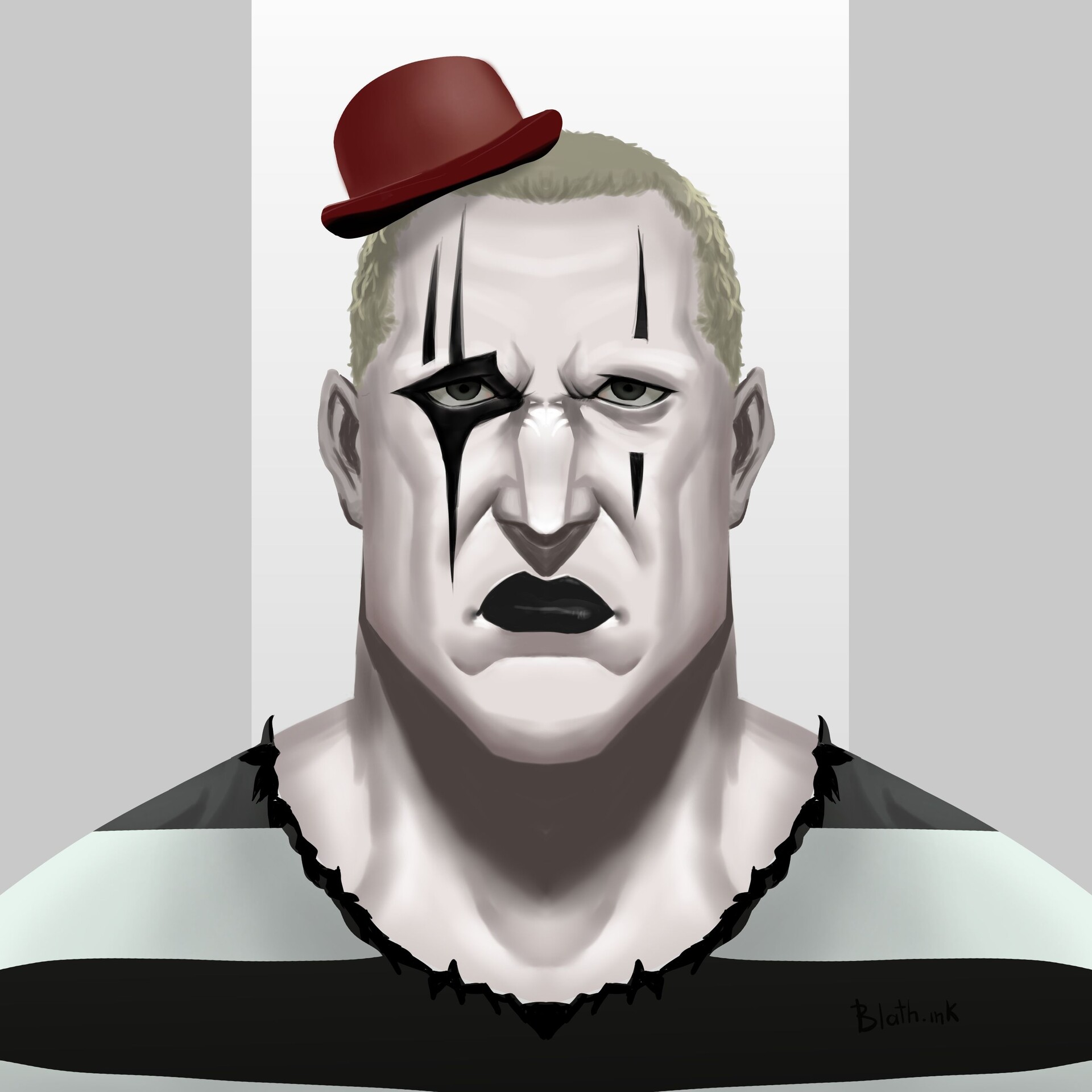 ArtStation - BLOTTO, the silent mime. an ariginal character for a ...