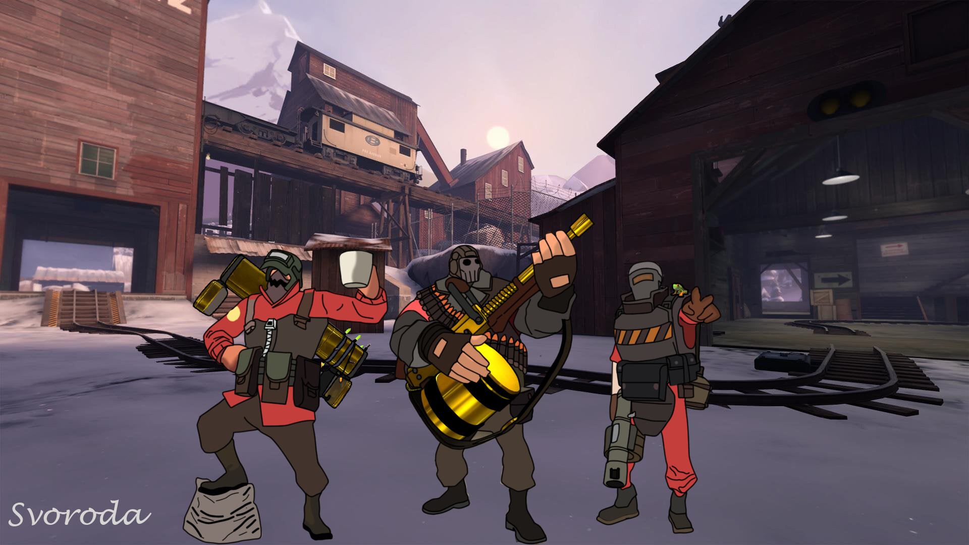 ArtStation - The Team |Team Fortress 2|(06/10/2021)