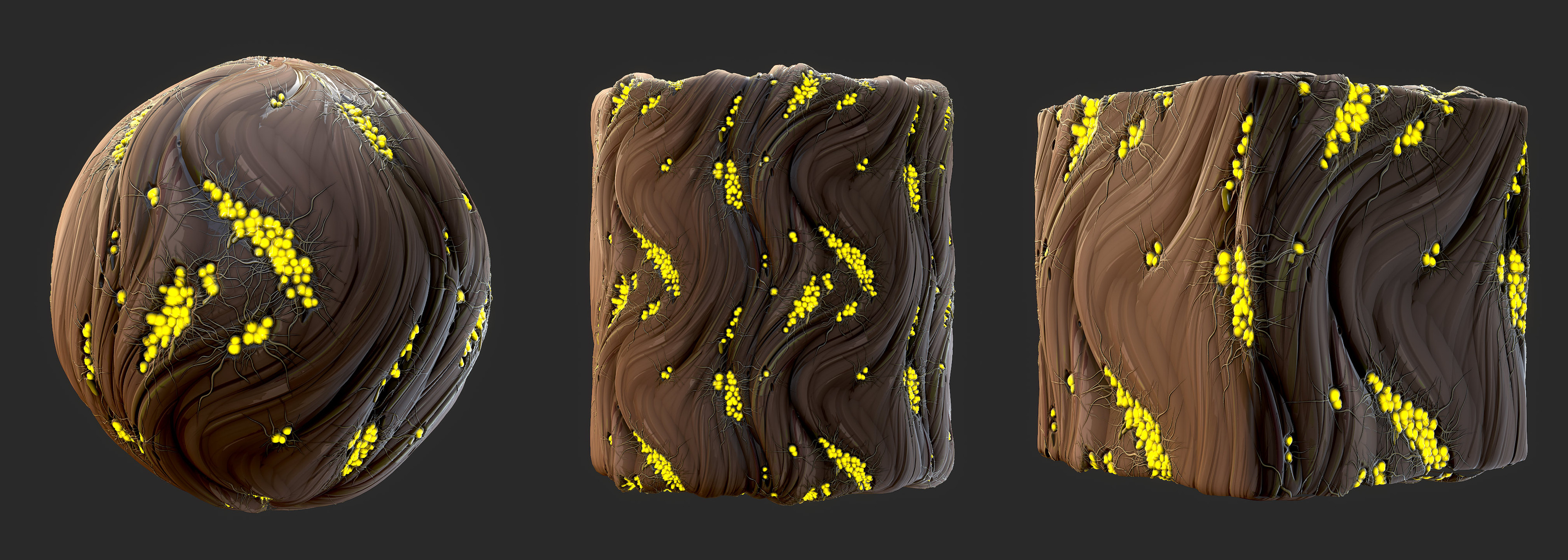 3dExtrude Tutorials - Stylized Infected Tree Bark - Substance 3D Designer