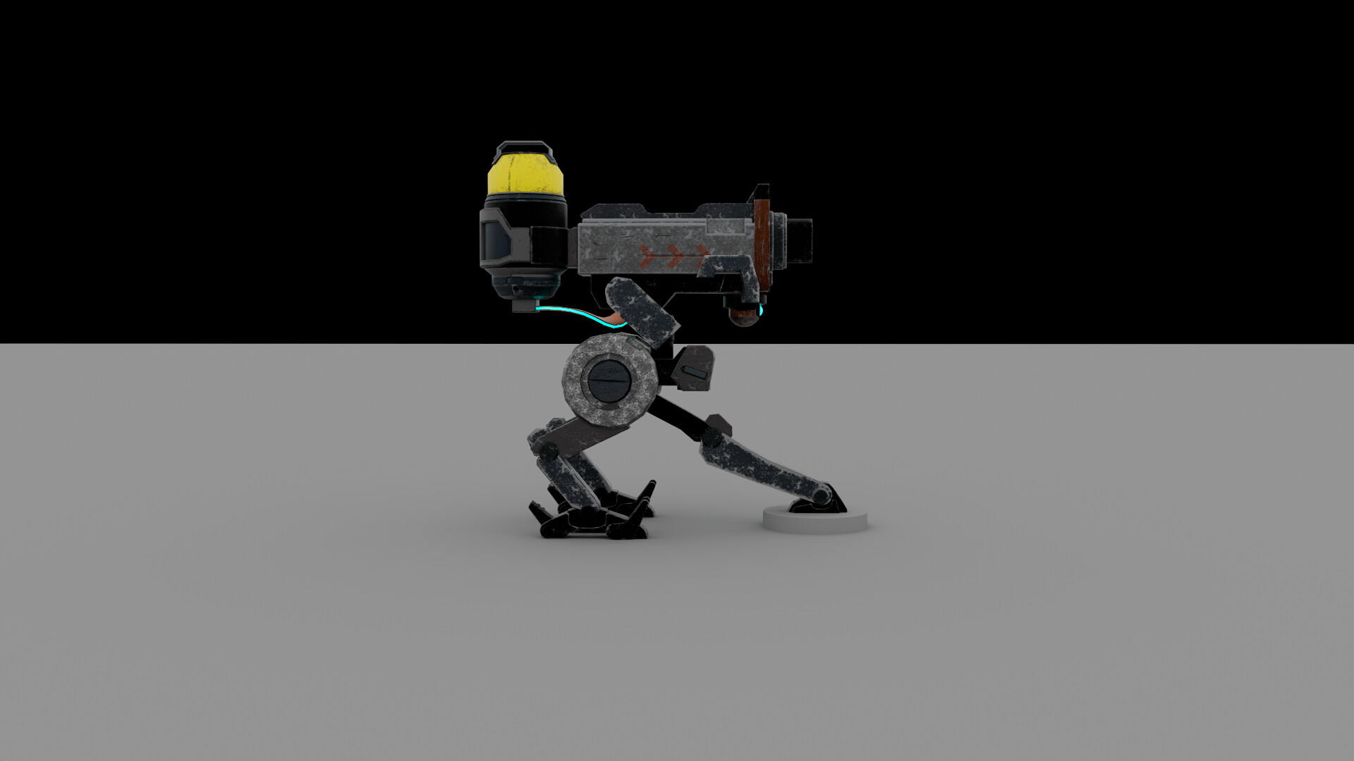 ArtStation - 3D MODEL OF KJ'S TURRET