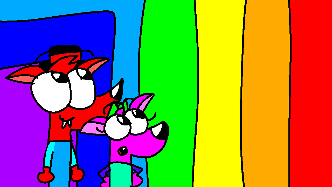 ArtStation - Jake the Fox Day 5: Looking at the Rainbow with Amanda