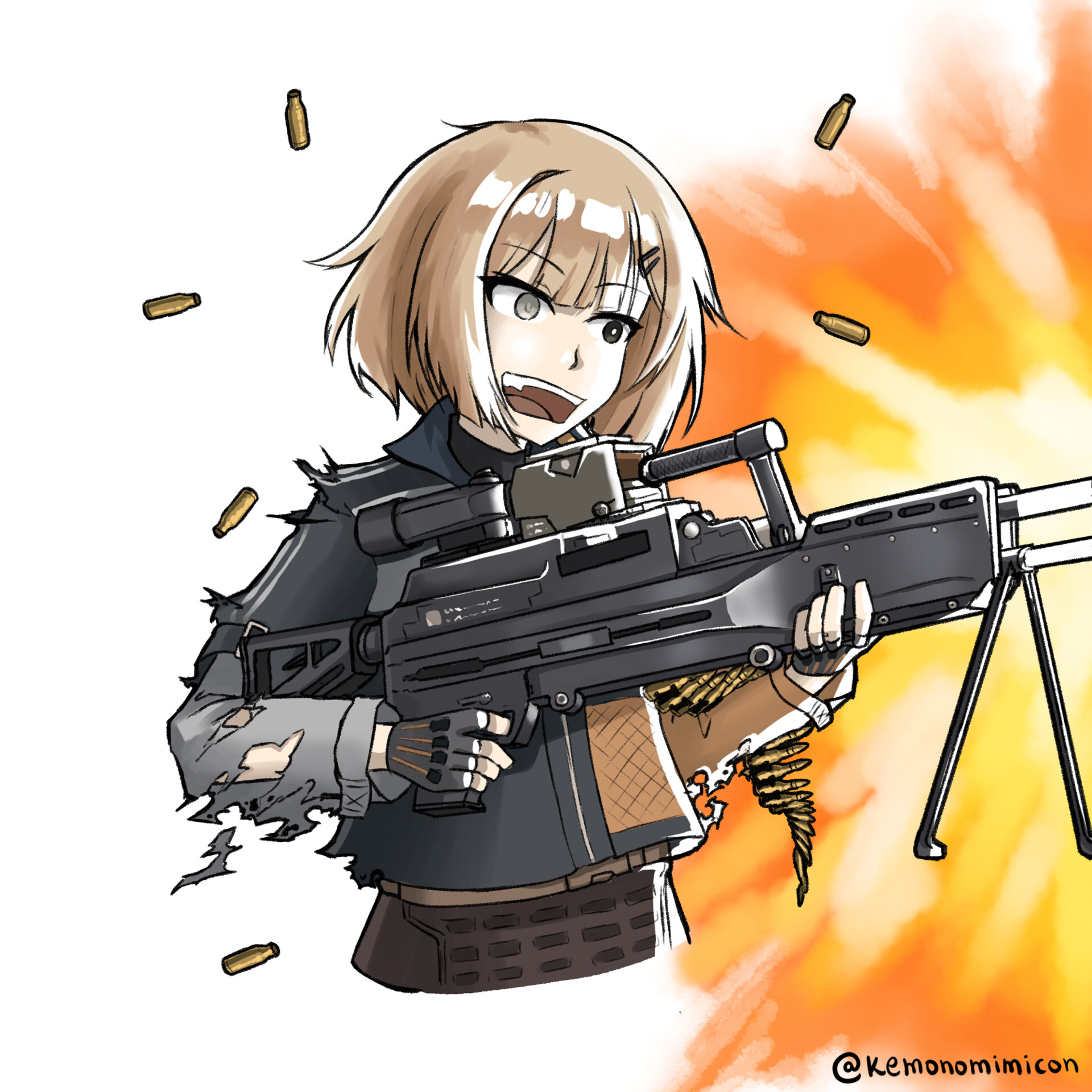 ArtStation - Leni/MG338 (Girls' Frontline)