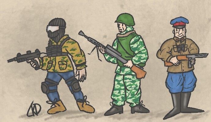 Crackedgamer411 - russian soldiers