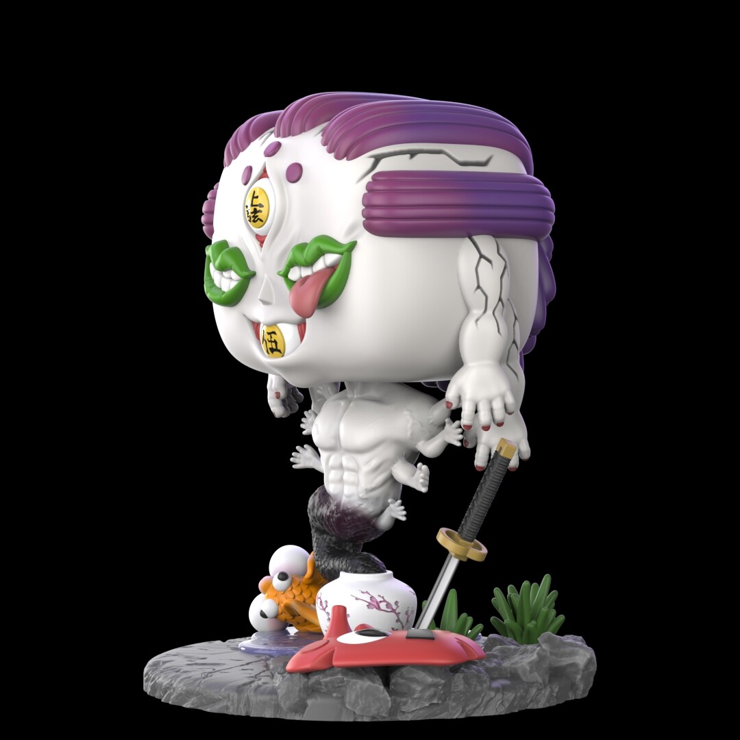 Lucian Bogdan - Demon Slayer Upper 5 Gyokko funko POP fanart