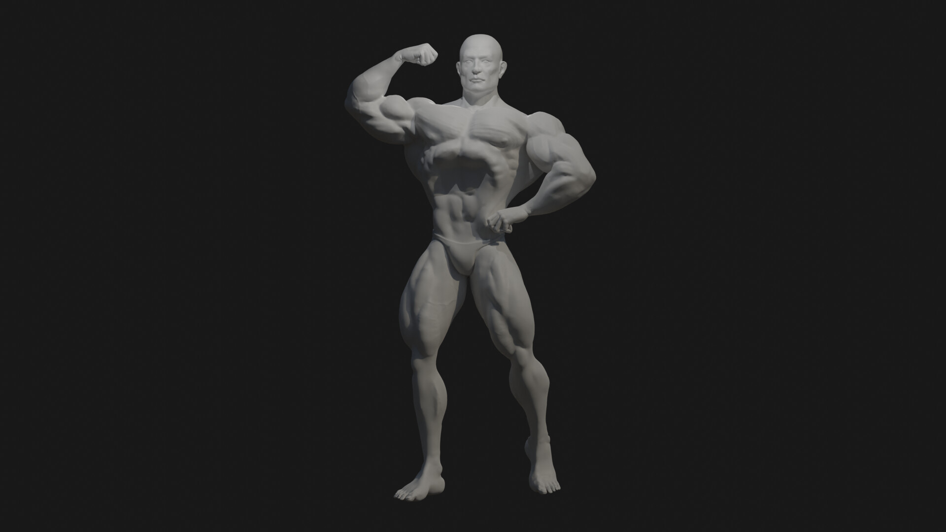 ArtStation - Bodybuilder - Anatomy Study