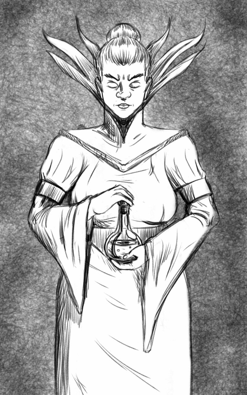 ArtStation - Daily Sketch: Keeper Of The Vial