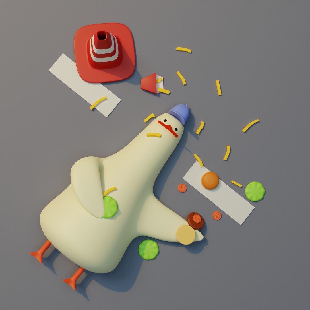 ArtStation - The Glutton goose