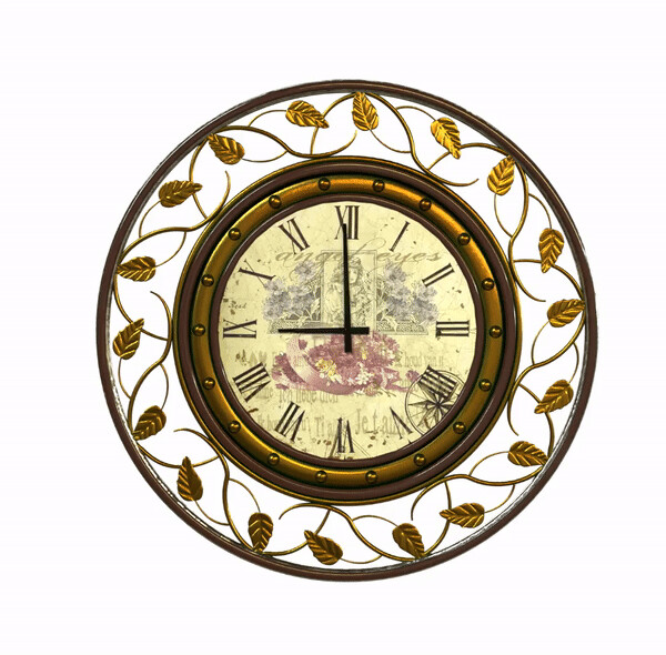 ArtStation - Antique Vintage Clock Design