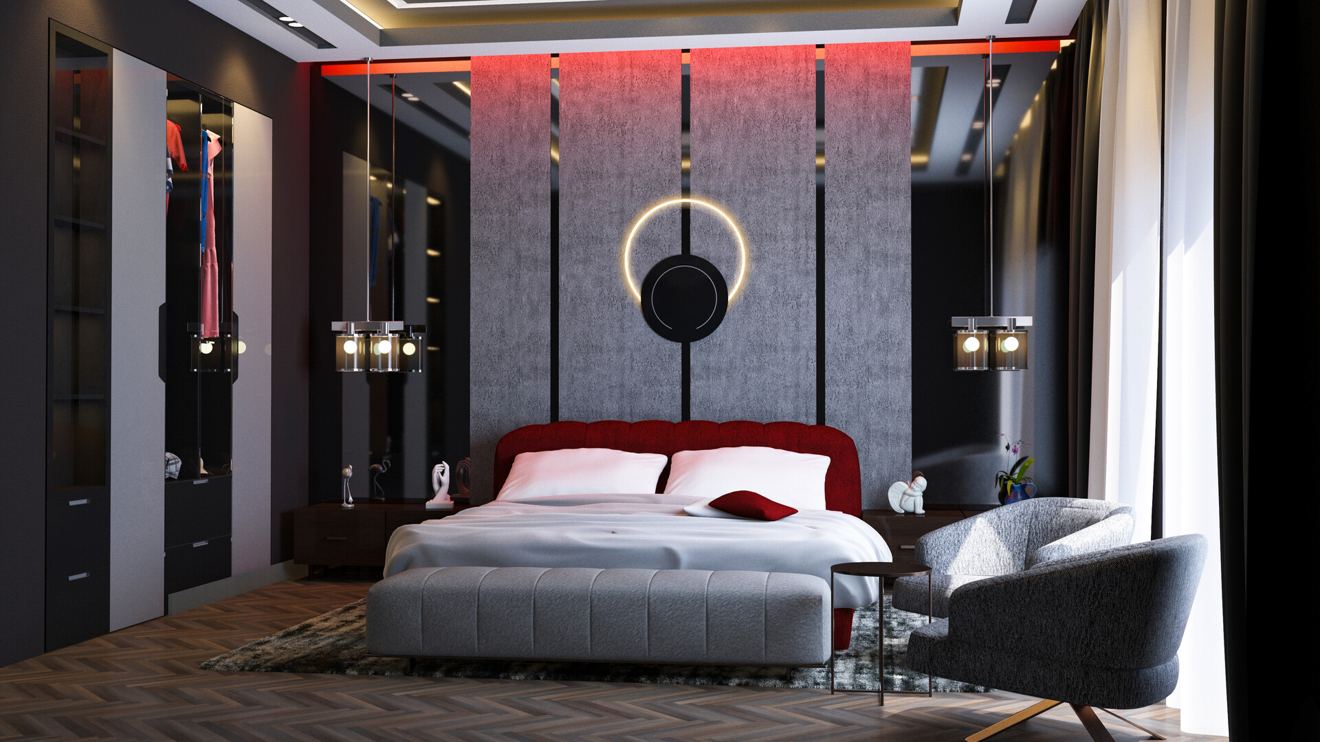 ArtStation - Interior Designing - Bedroom Design 01