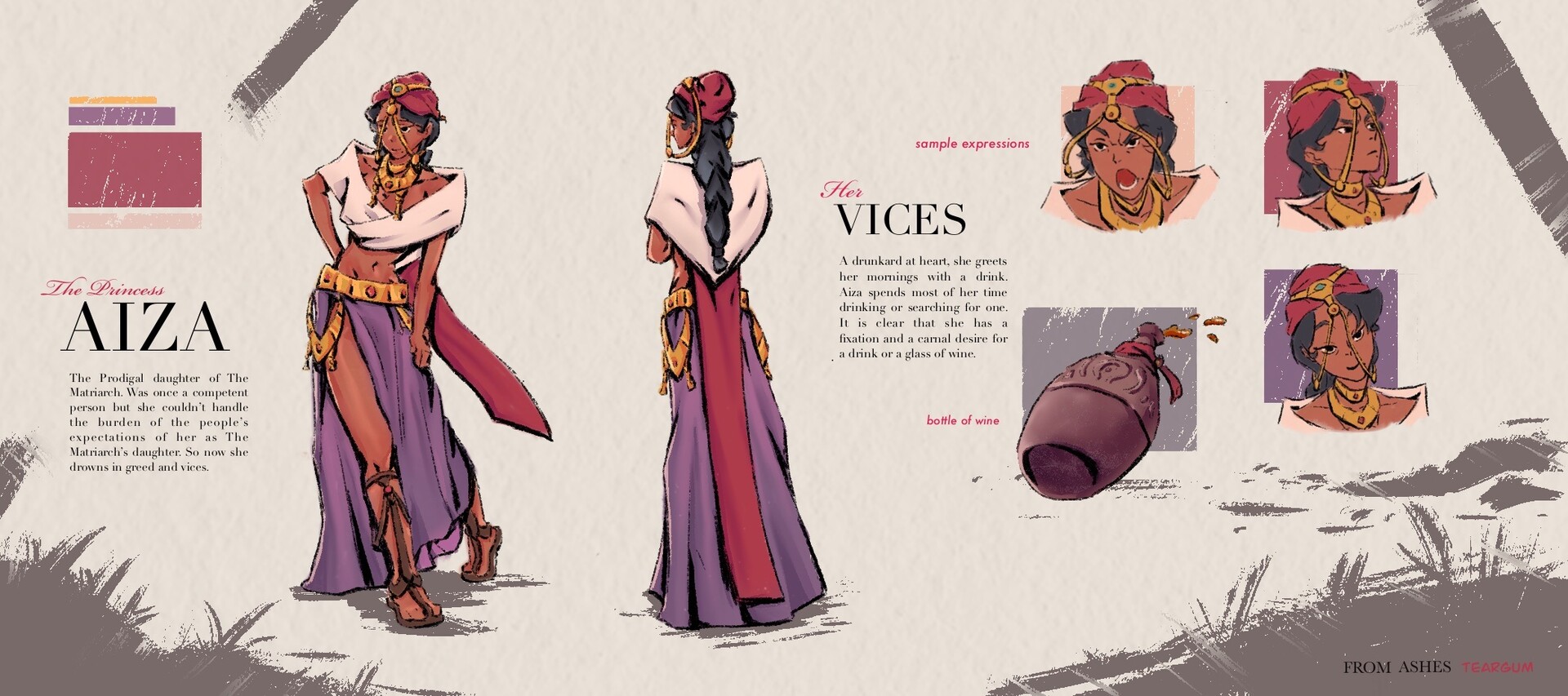 ArtStation - FROM ASHES - Aiza The Runaway Princess