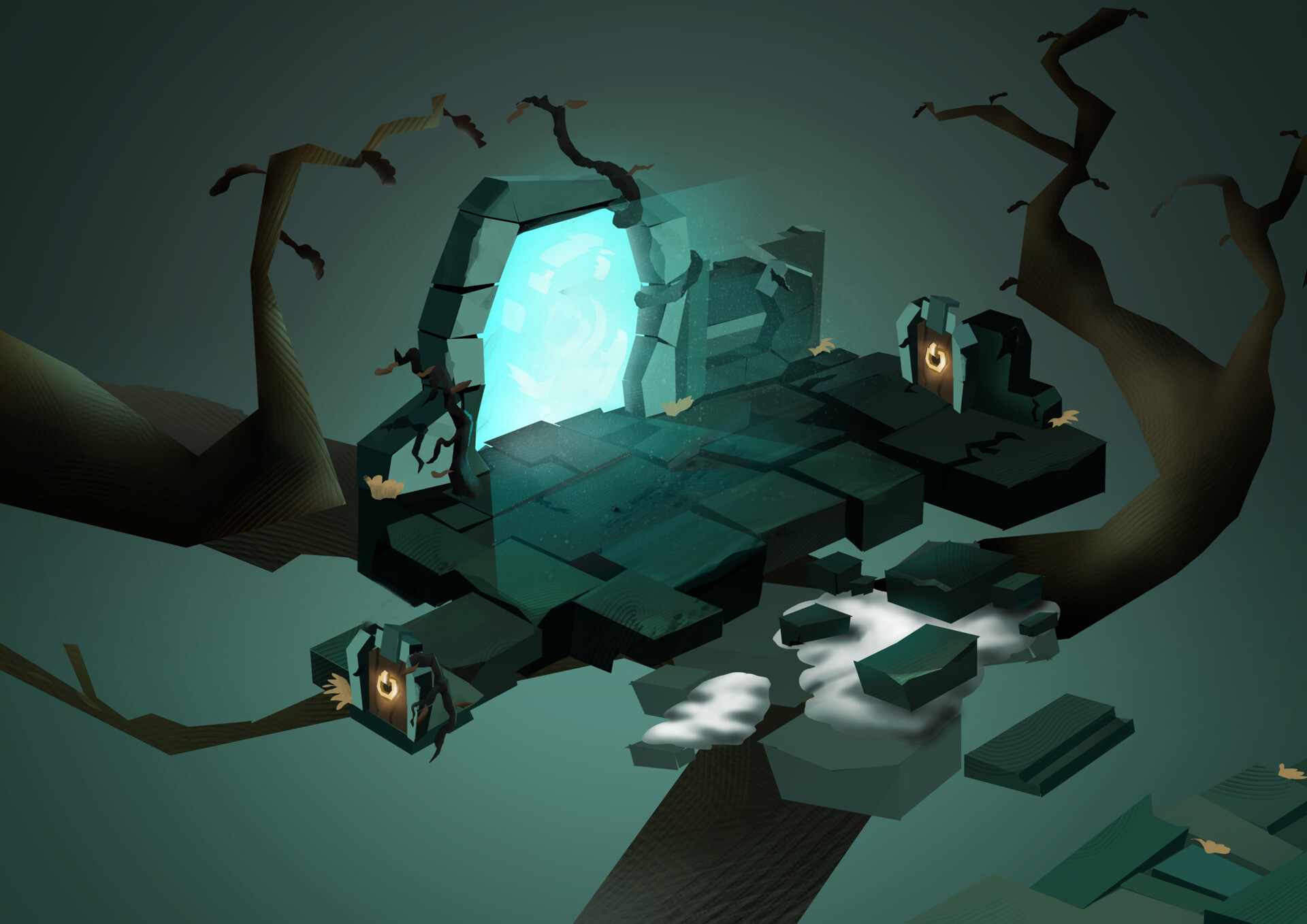 ArtStation - Map concept inspired by the ankama universe