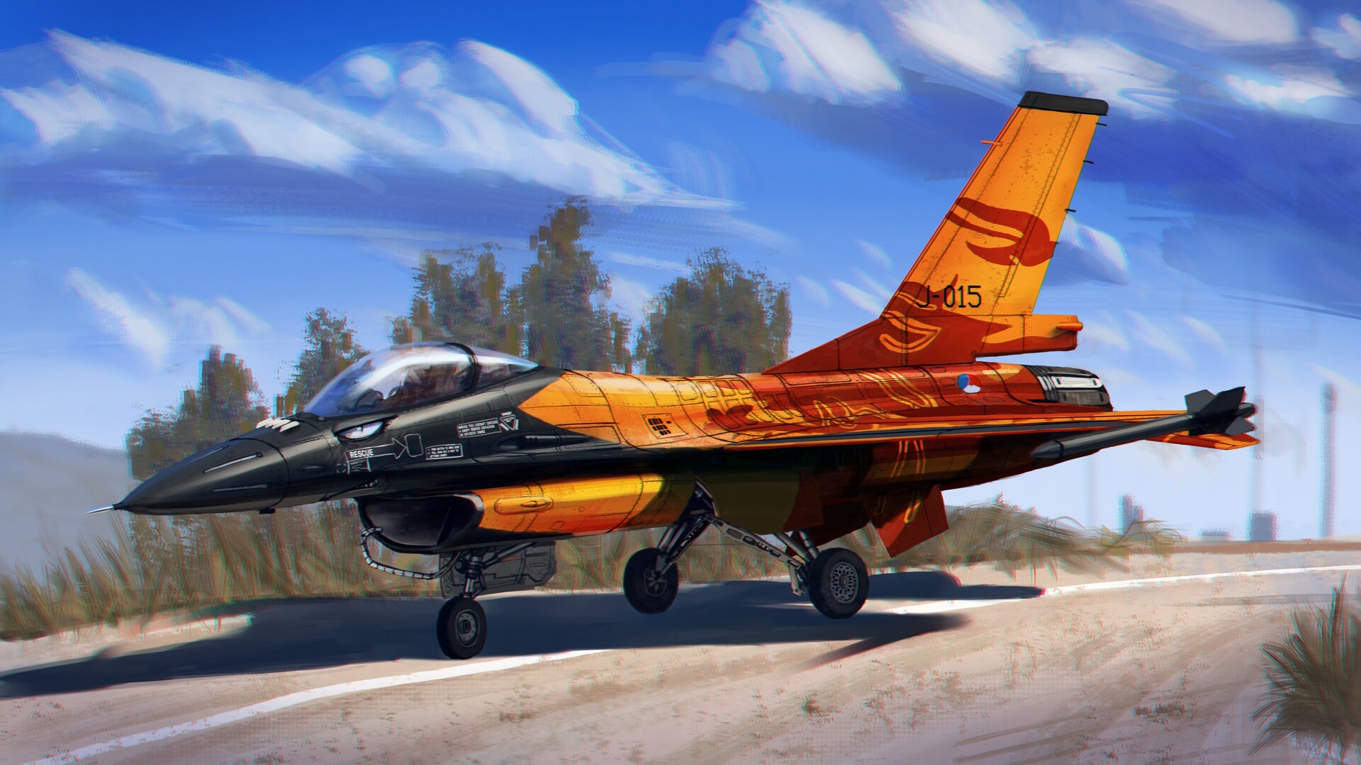 ArtStation - F-16