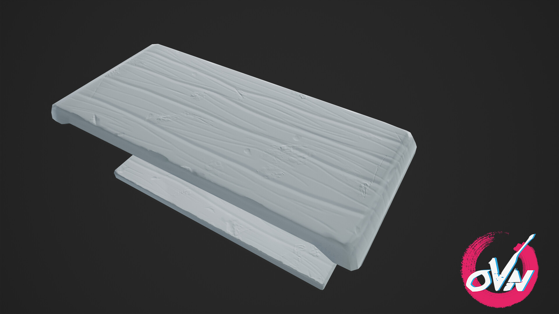 ArtStation - Stylized Wood Table