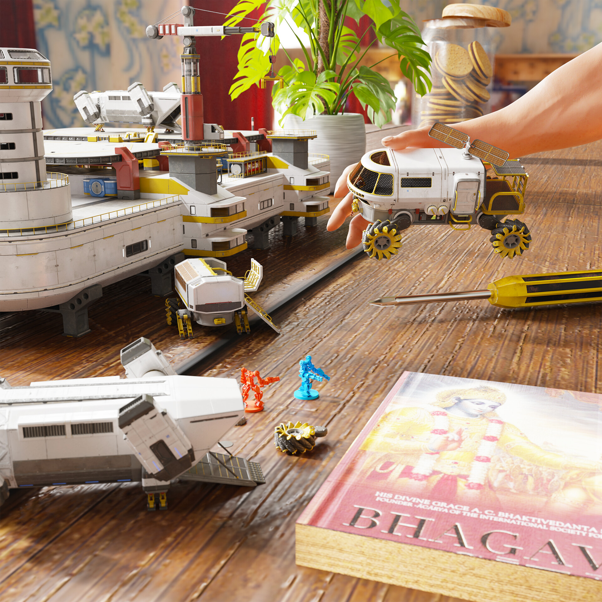 ArtStation - Minerva kit, miniature style.