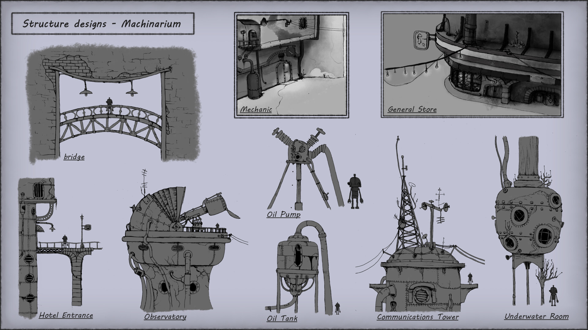 Machinarium Concept Art