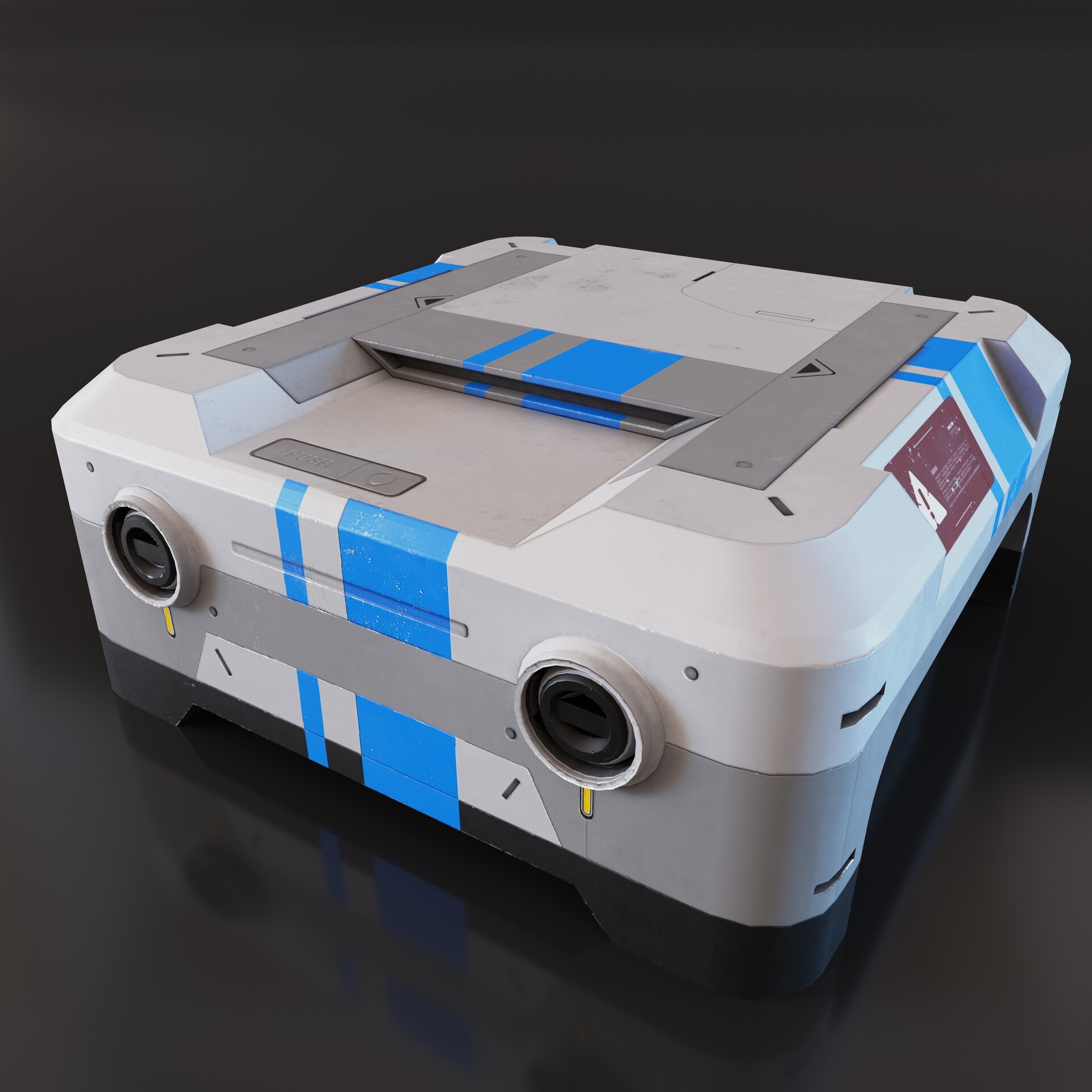 ArtStation - SciFi Crate Study