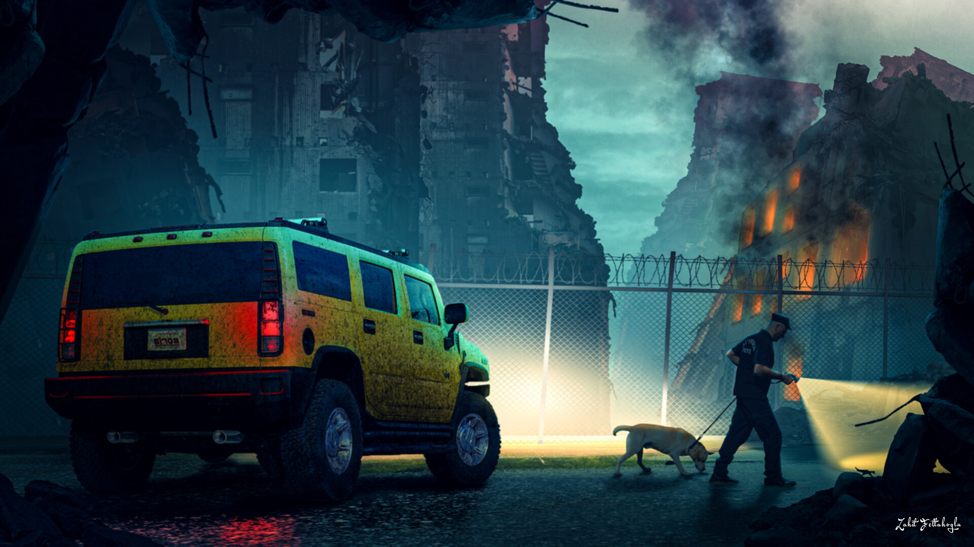 ArtStation - Doomsday War Photo Manipulation