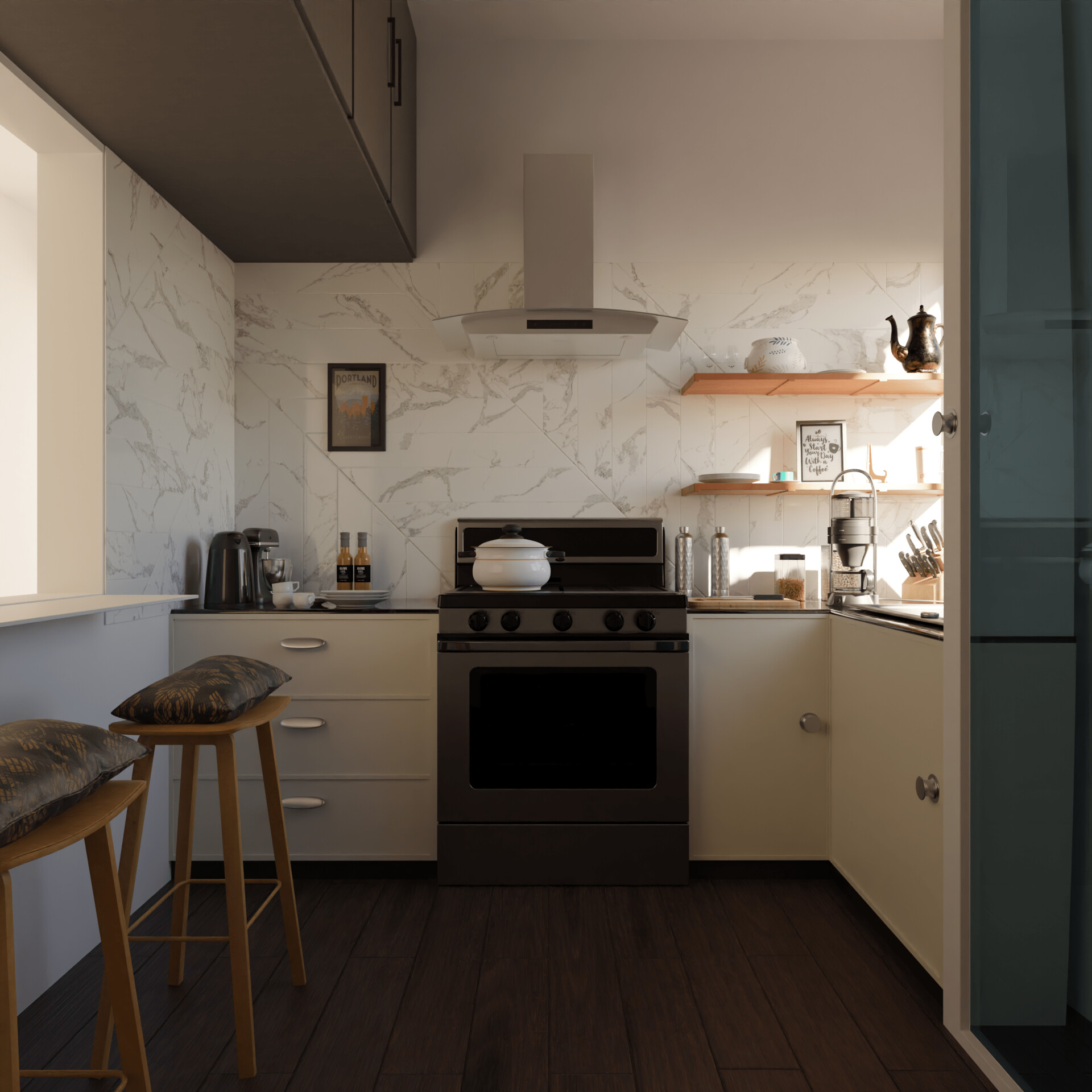 ArtStation - Kitchen Interior