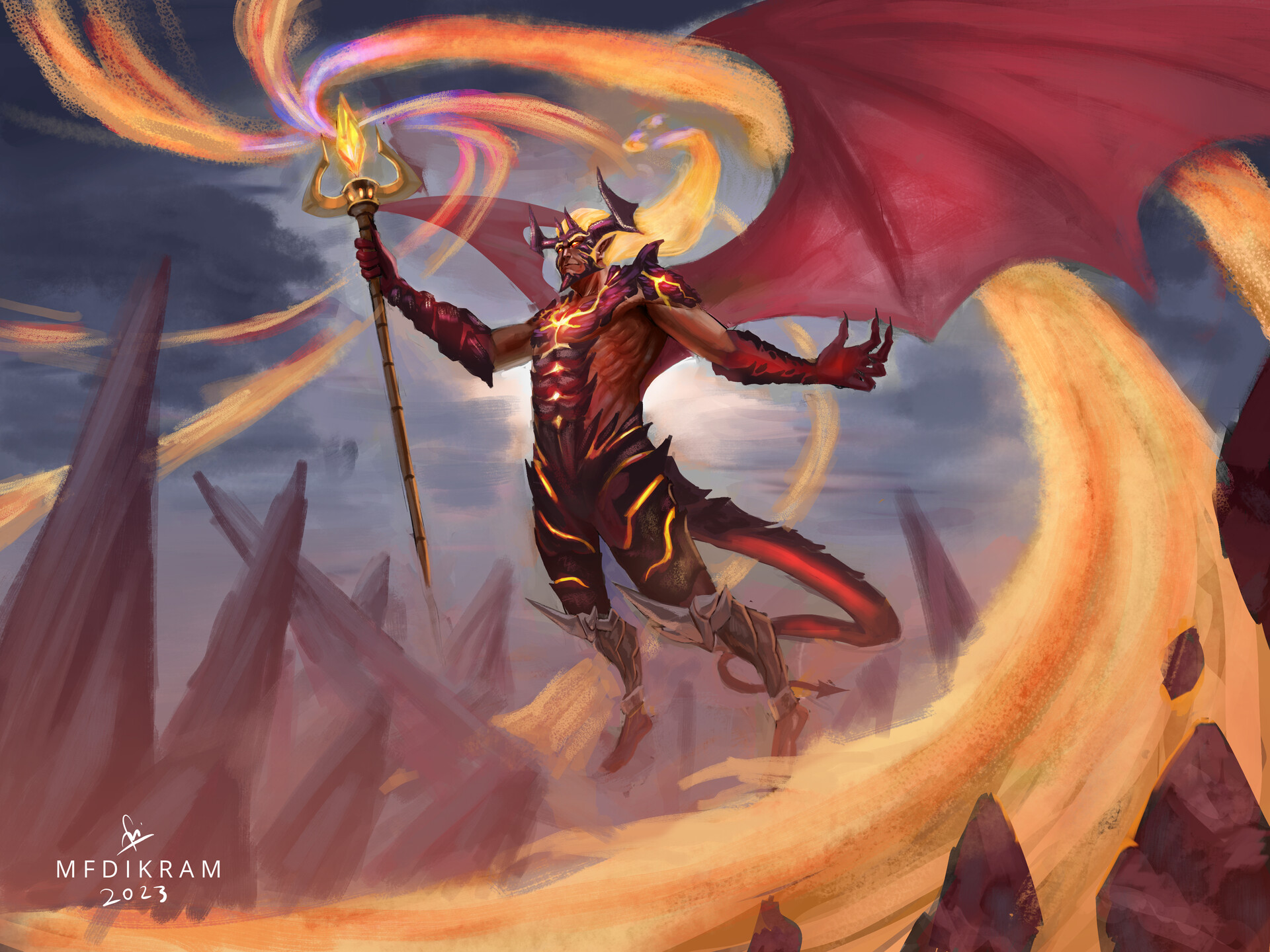 ArtStation - FIRE DEVIL