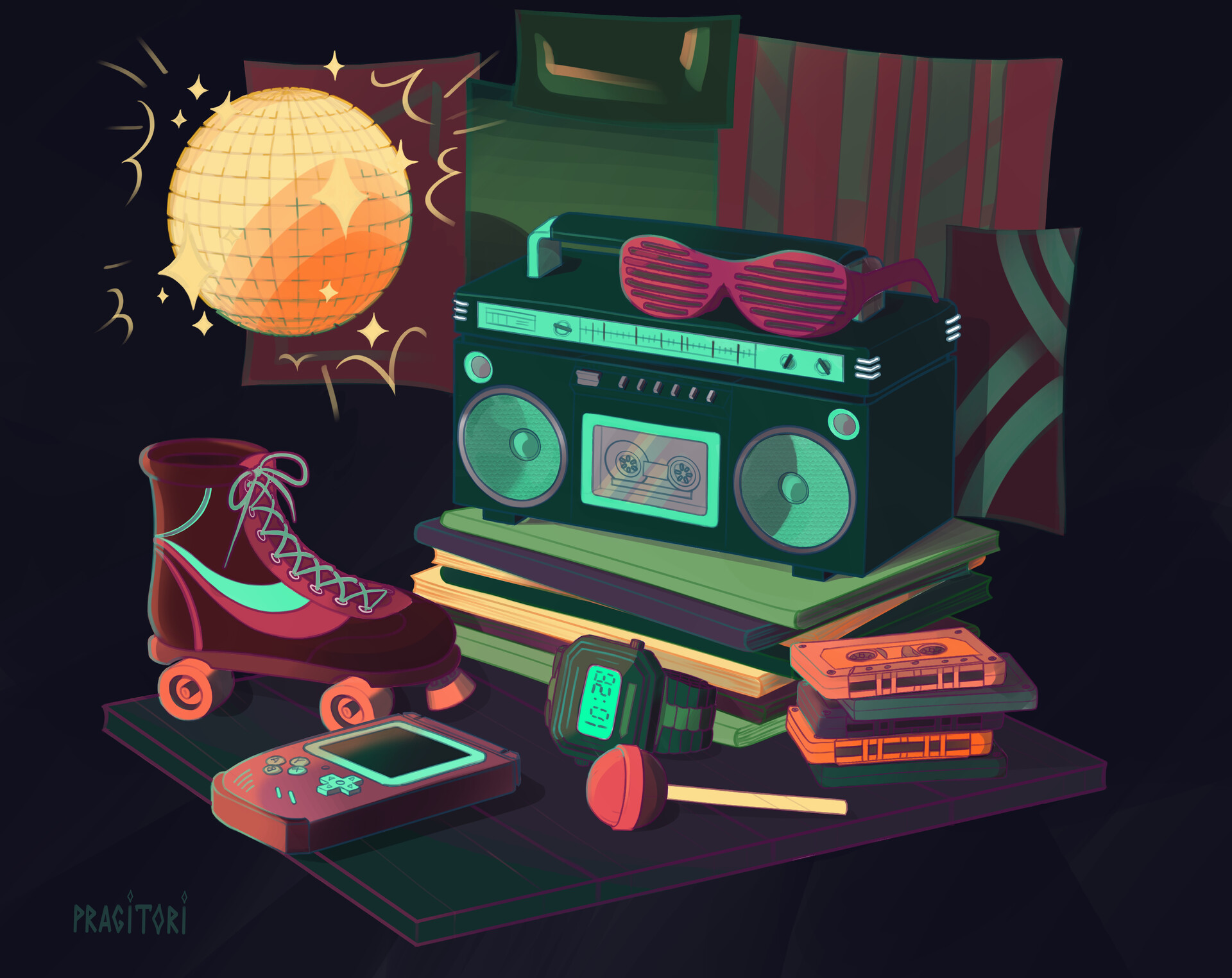 ArtStation - Disco 80's
