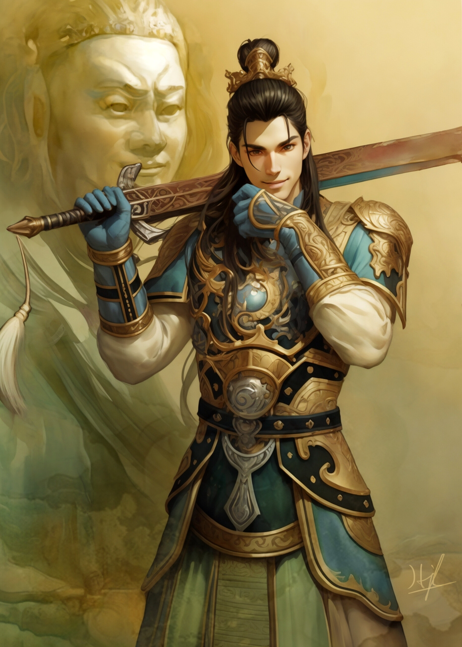 ArtStation - General with Sword