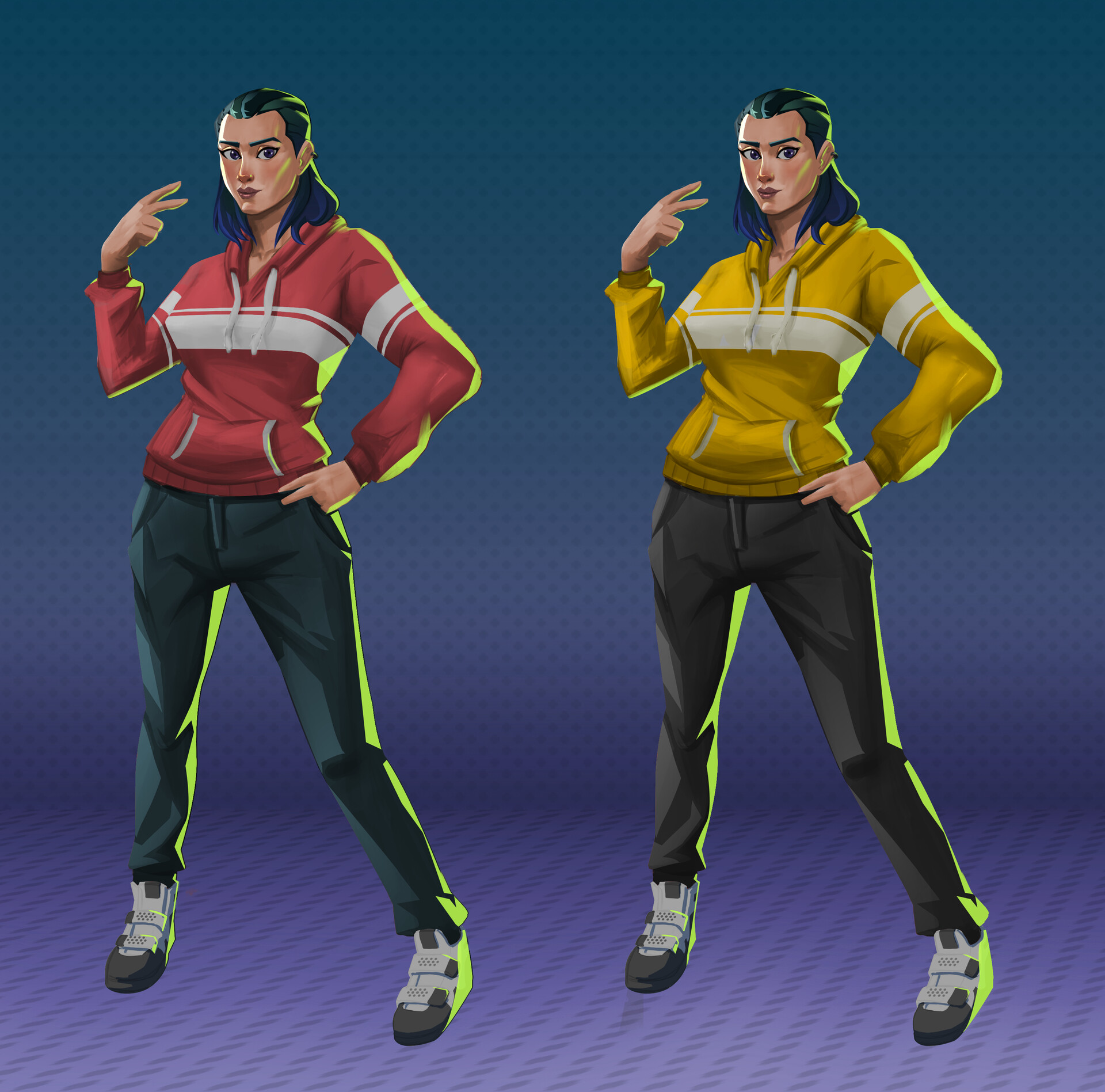 ArtStation - Character Concept Art for Web-GL Game