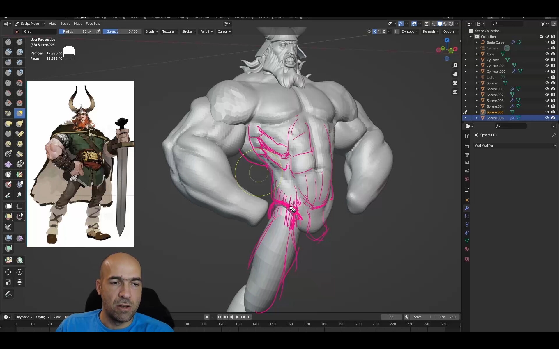 😃Nikolay Naydenov😃 - 3D Character in Blender - Viking edition course