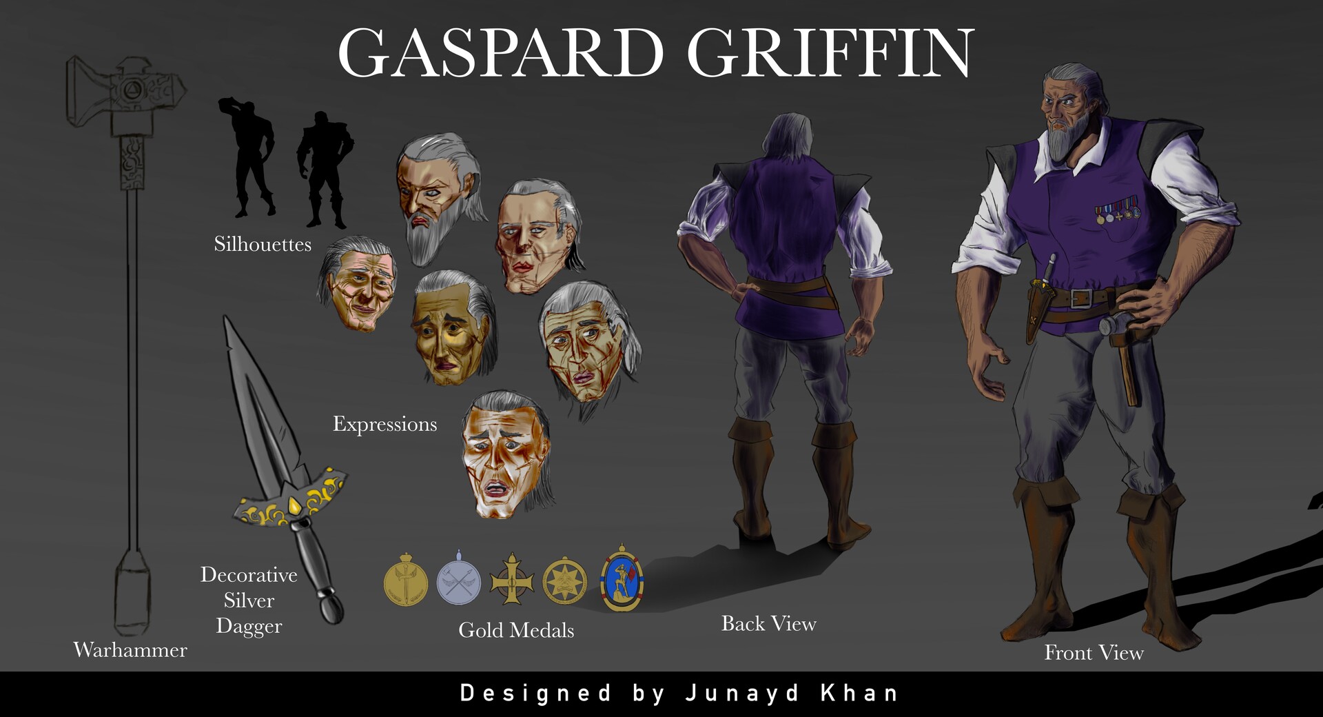 ArtStation - Gaspard Griffin Character Concept Art.