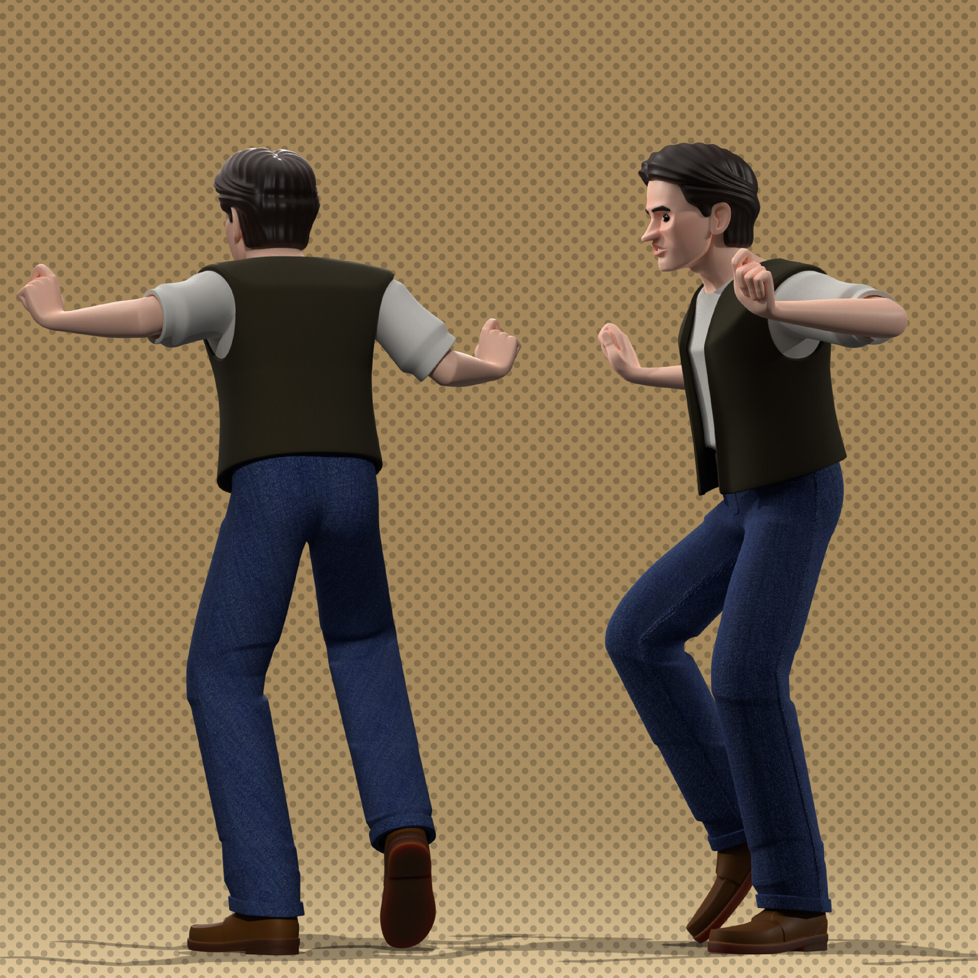 Chandler Bing Dance