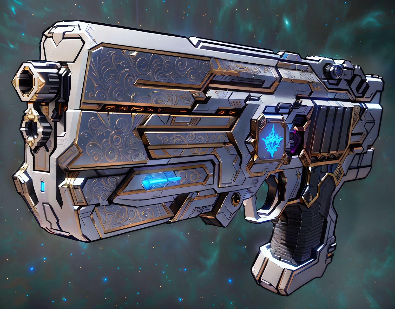 ArtStation - Sci-fi Plasma Pistols