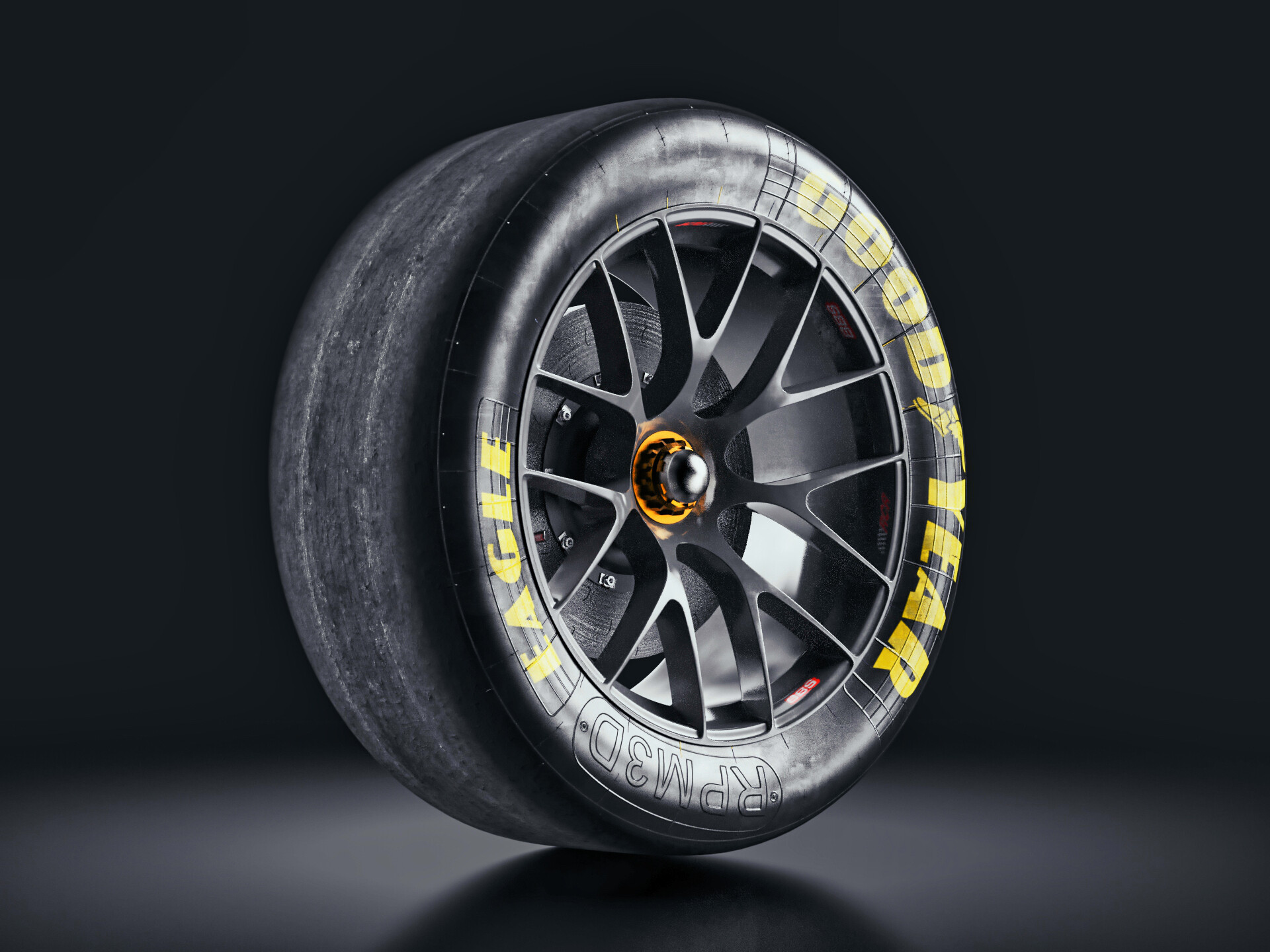ArtStation - 2023 NASCAR Next Gen Race Wheel and Tire